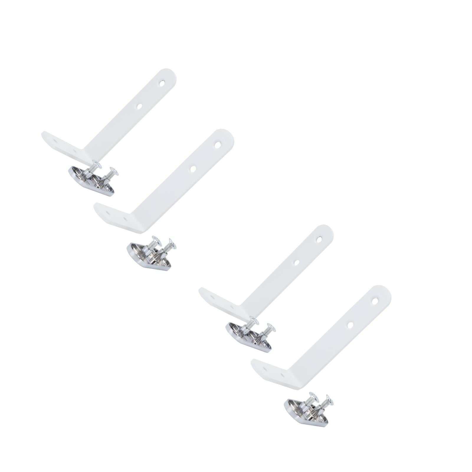 Worgeous 4 Sets Right Angle Clips Brackets L-shaped Screen Clips Fixing ...