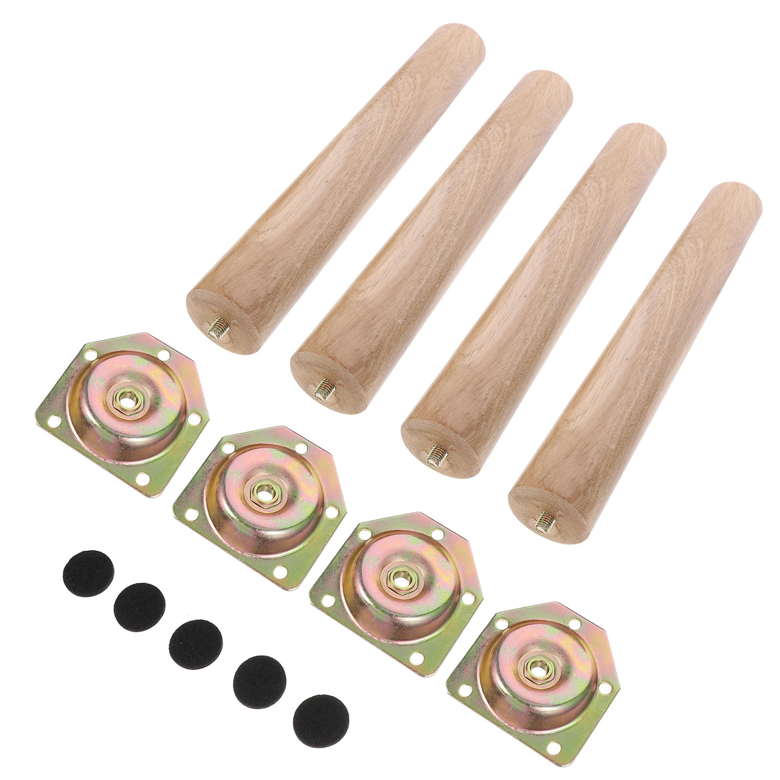Worgeous 4 Sets Wooden Furniture Feet Support Extra Couch Leg ...