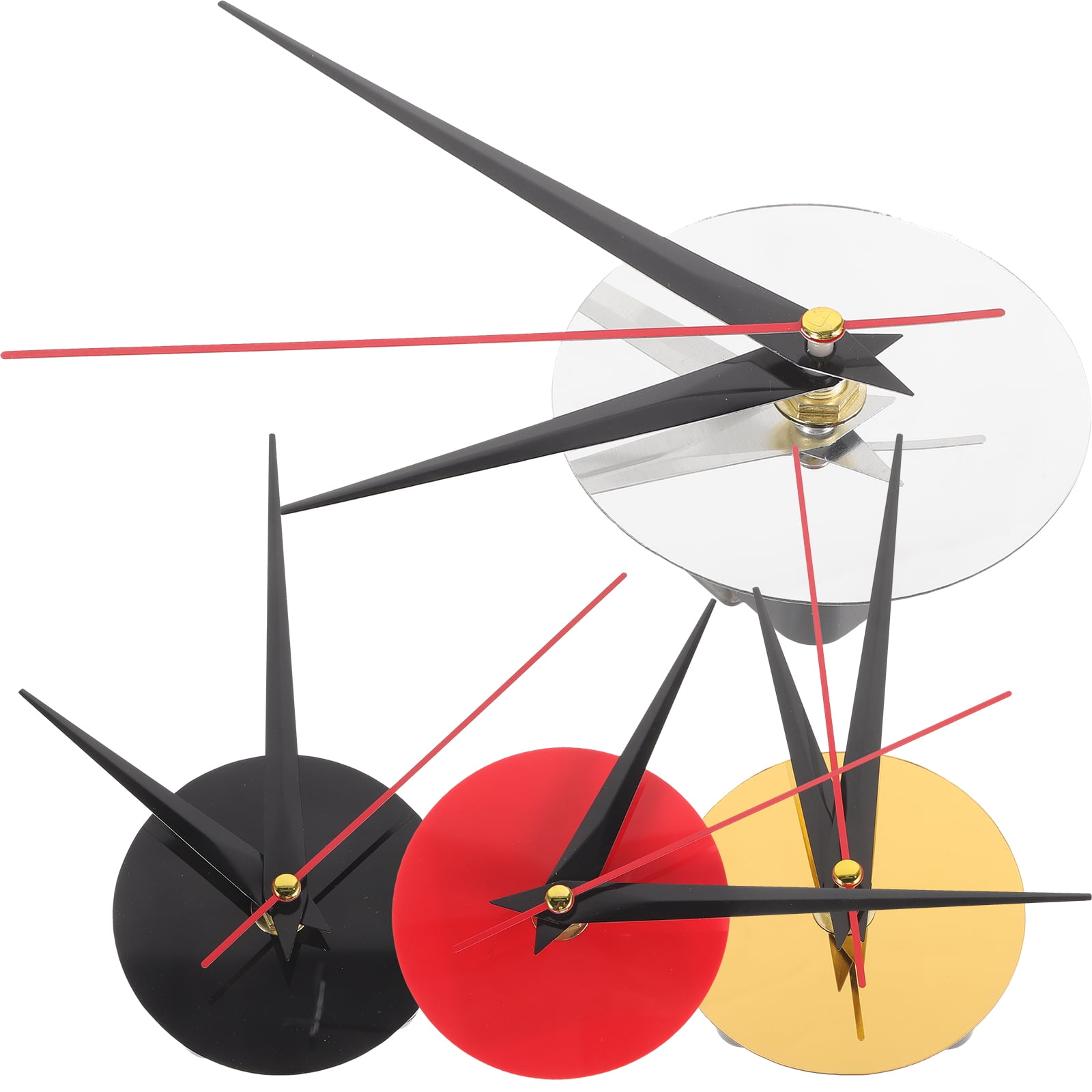 Worgeous 4 Sets of DIY Clock Mechanism Part Home Replaceable Clock ...