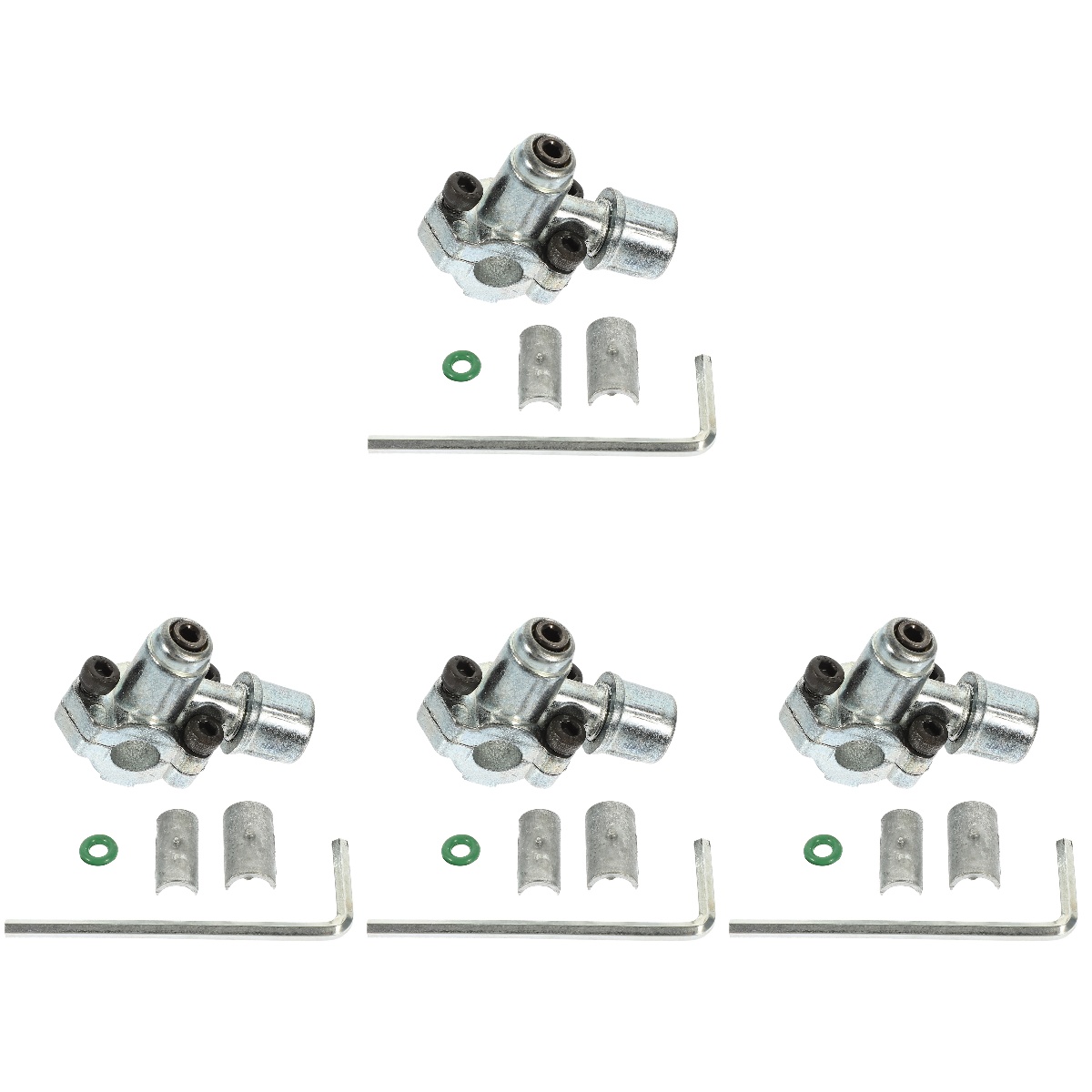 Worgeous 4 Sets of Piercing Valve Line Tap Valve Kit Adjustable Valve ...