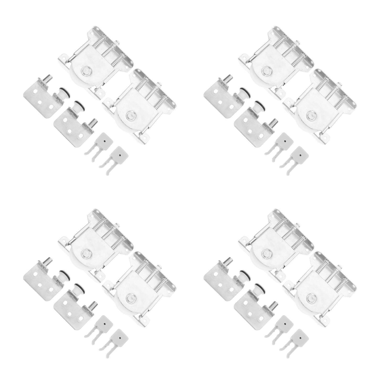 Worgeous 4 Sets of Sliding Door Pulley Wheel Sliding Roller Replacement ...
