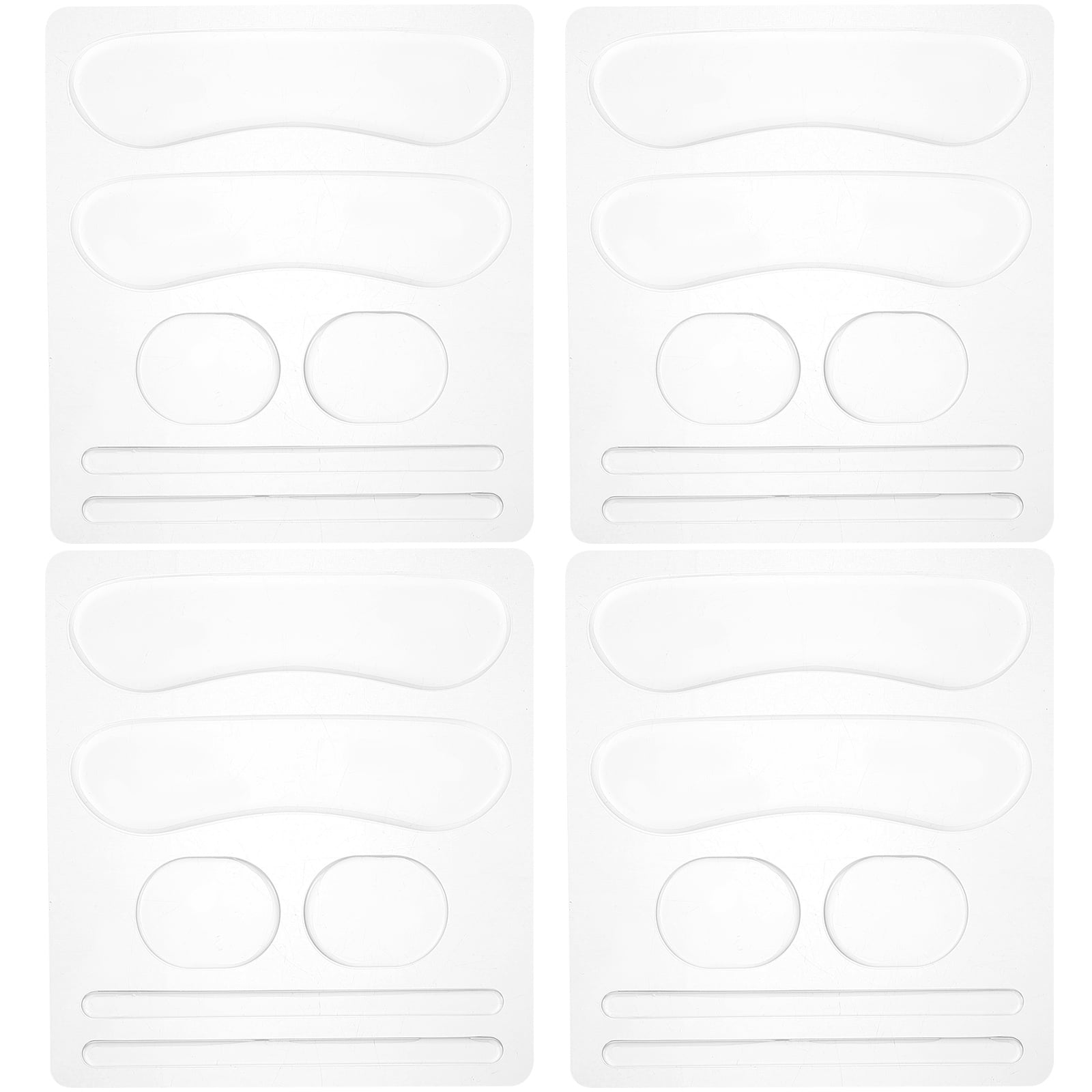 Worgeous 4 Sheets Heel Support Shoe Clips Anti-wear Foot Stickers Clear ...