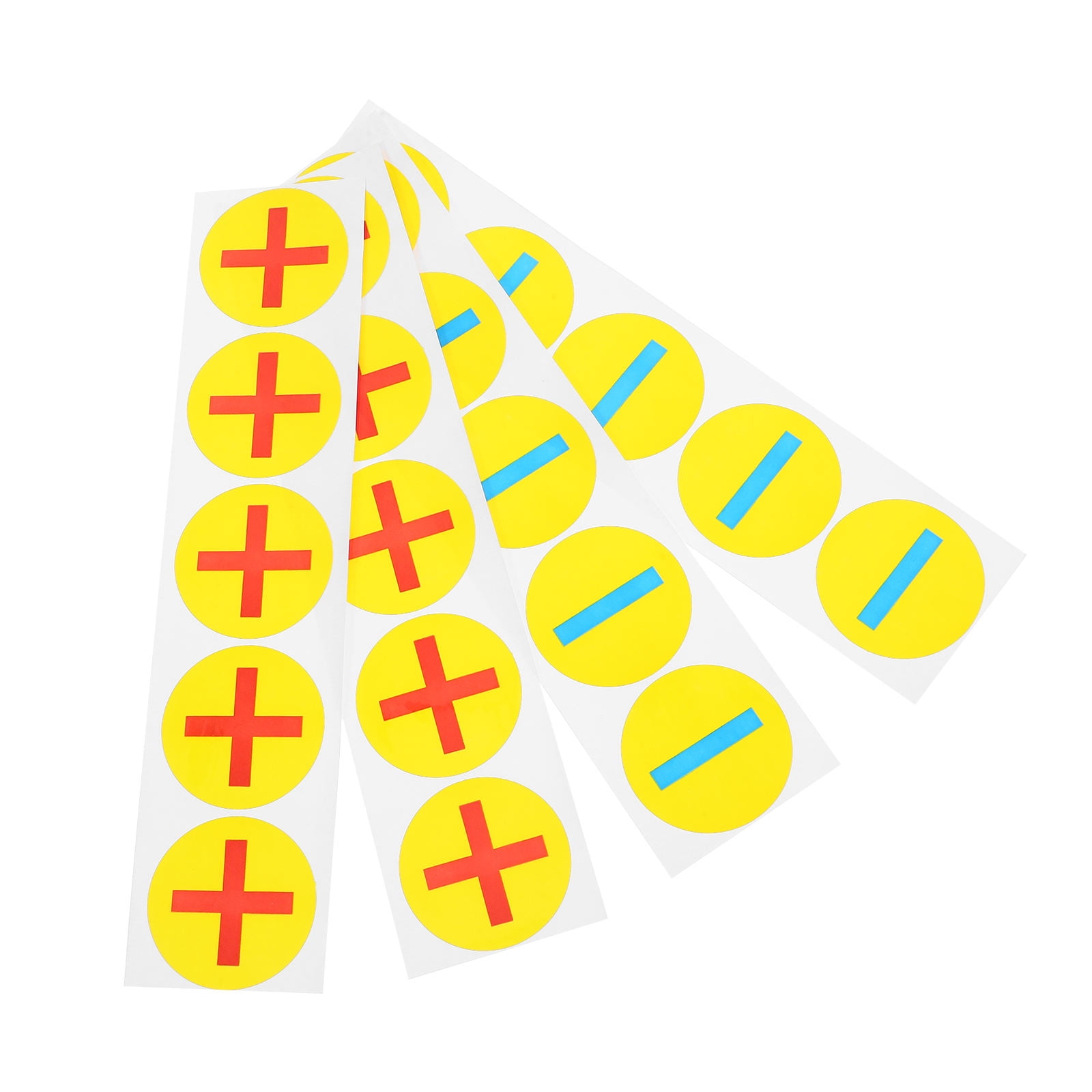 Worgeous 4 Sheets Of Electric Equipment Polarity Decals Battery ...