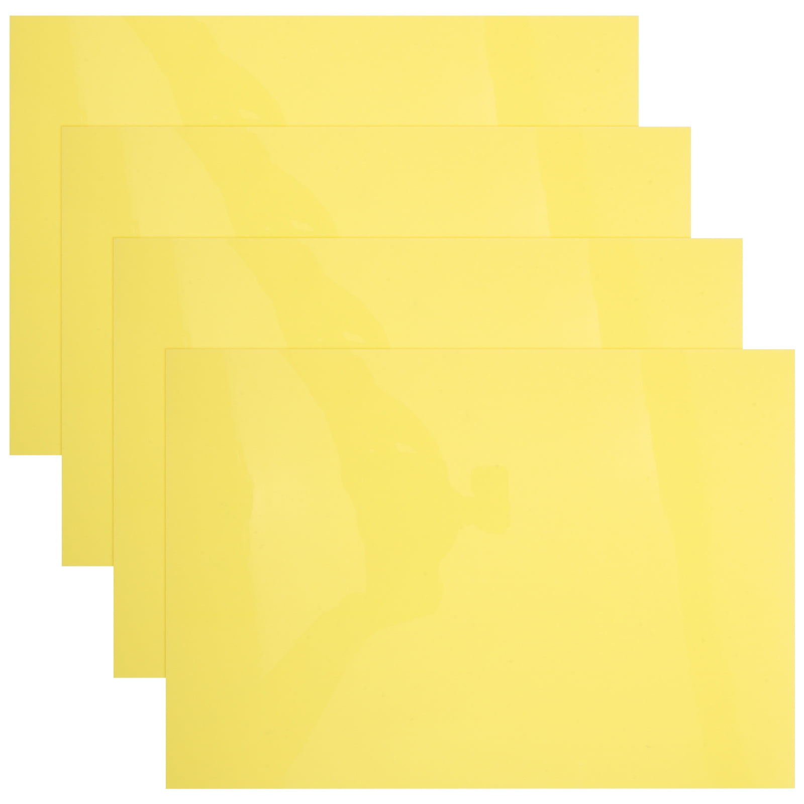 Worgeous 4 Sheets Straw Color Heat Shrinkable Film DIY Crafts 29x20cm ...