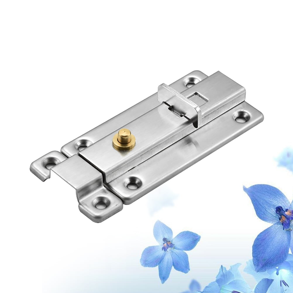 Worgeous 4 inch Stainless Steel Door Latch Automatic Spring Brushed ...