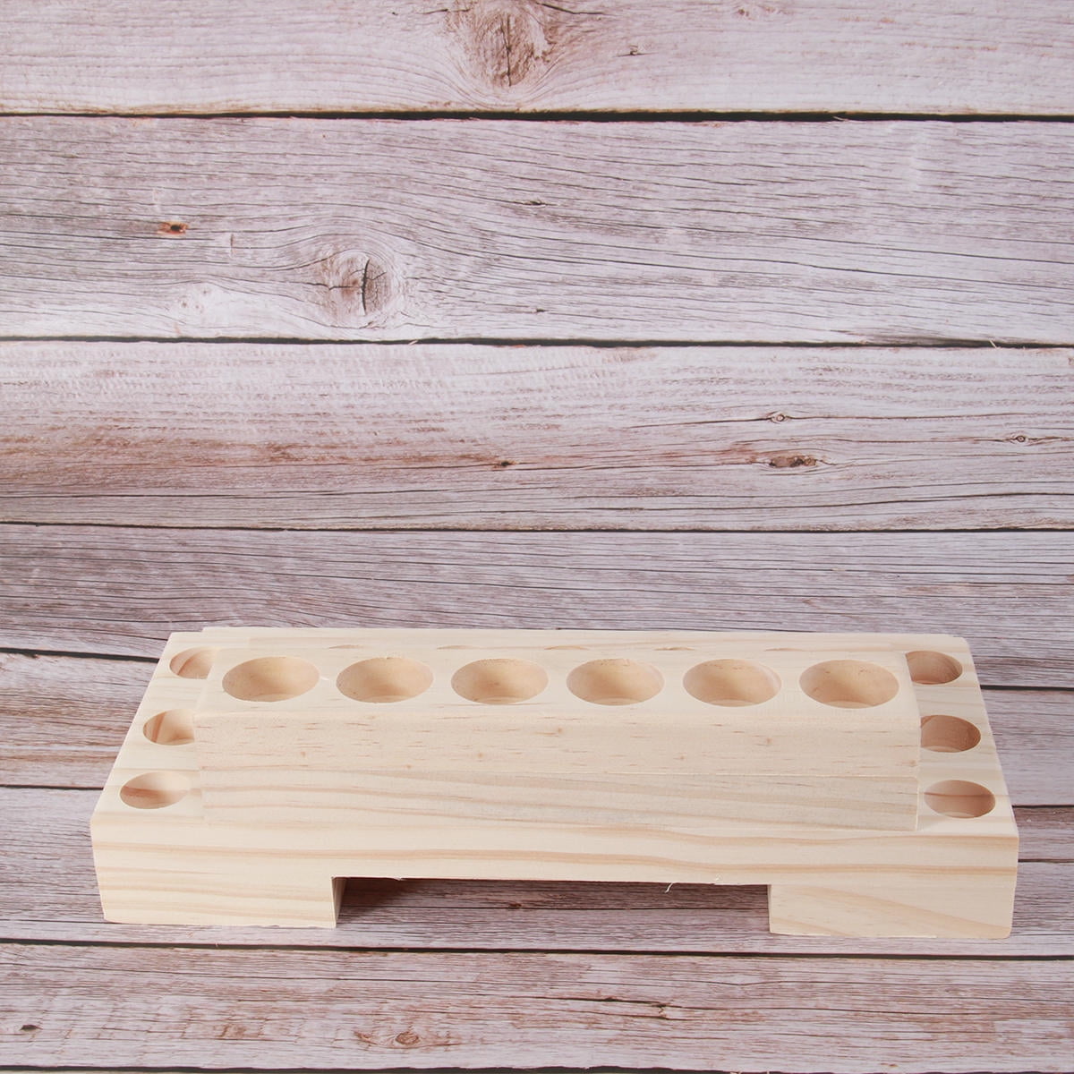 Worgeous 4 -layer Solid Wood Essential Oil Rack Organizer Oils Display ...