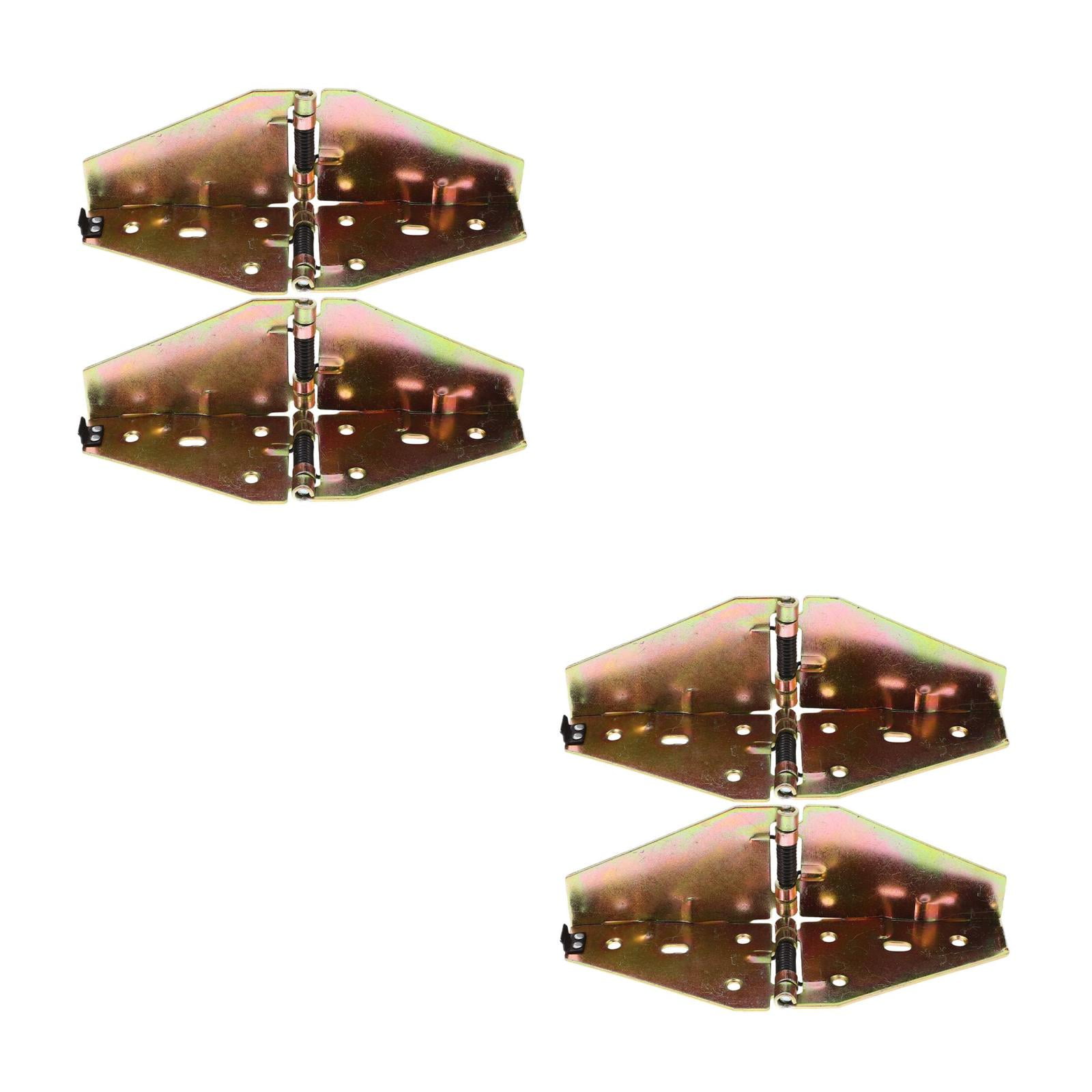 Worgeous 4 pcs 180 Degree Folding Table Leaf Hinges Dining Table Flap ...