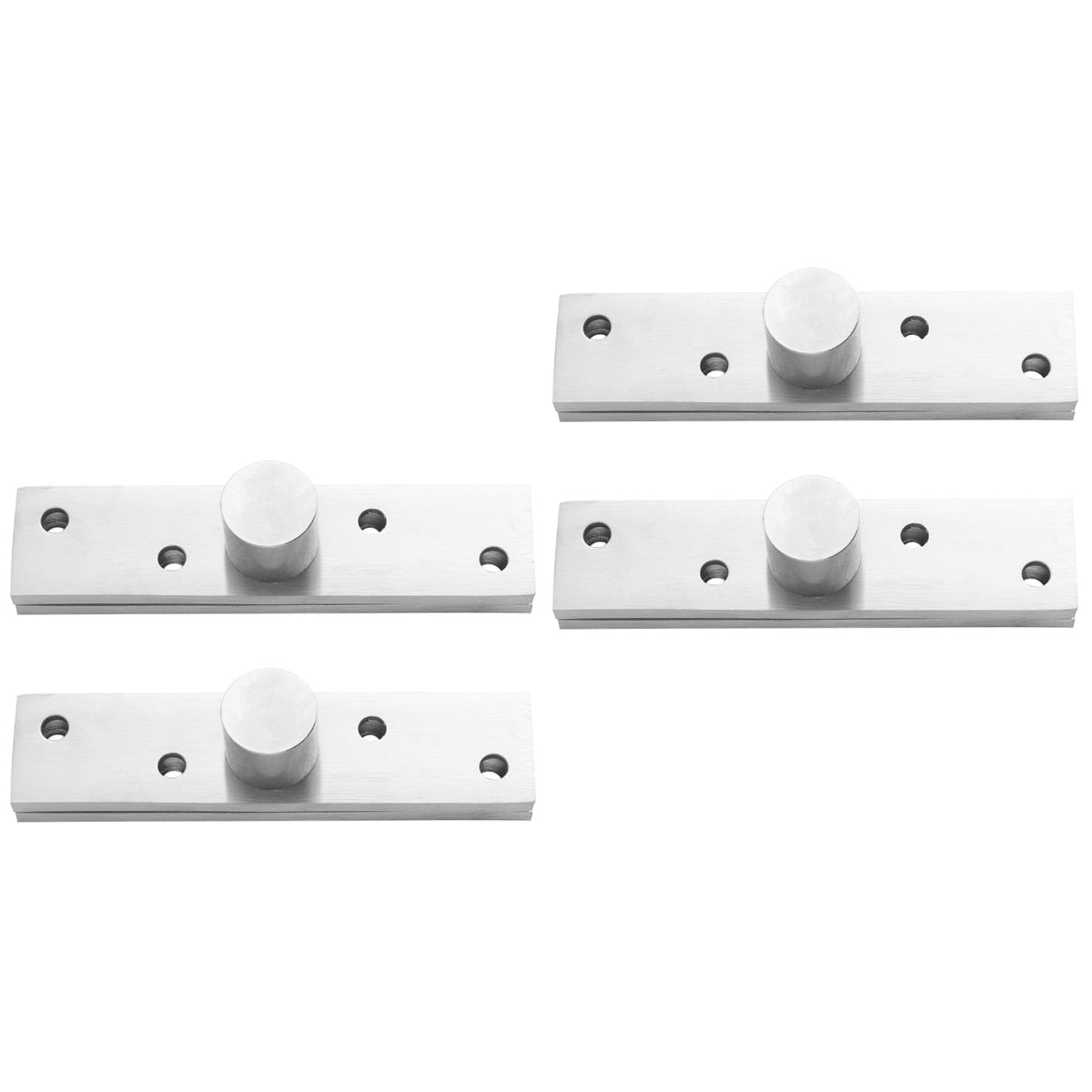 Worgeous 4 pcs Door Pivot Hinges Hidden Door Hinges Stainless Steel 360 ...