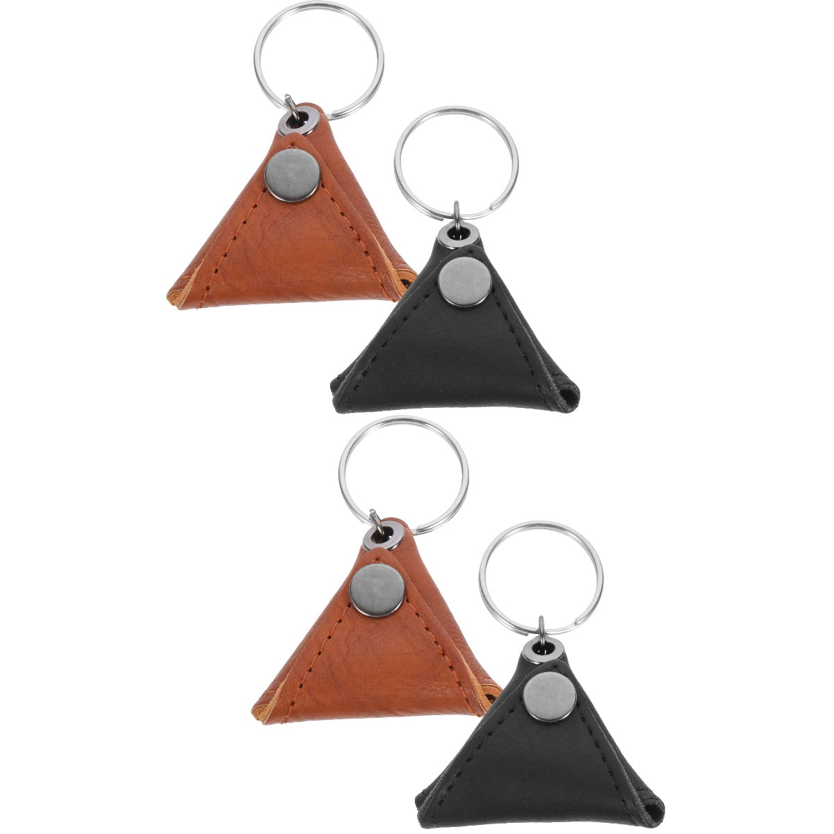 Worgeous 4 pcs Guitar Pick Bag with Key Ring Guitar Pick Pouch Guitar ...