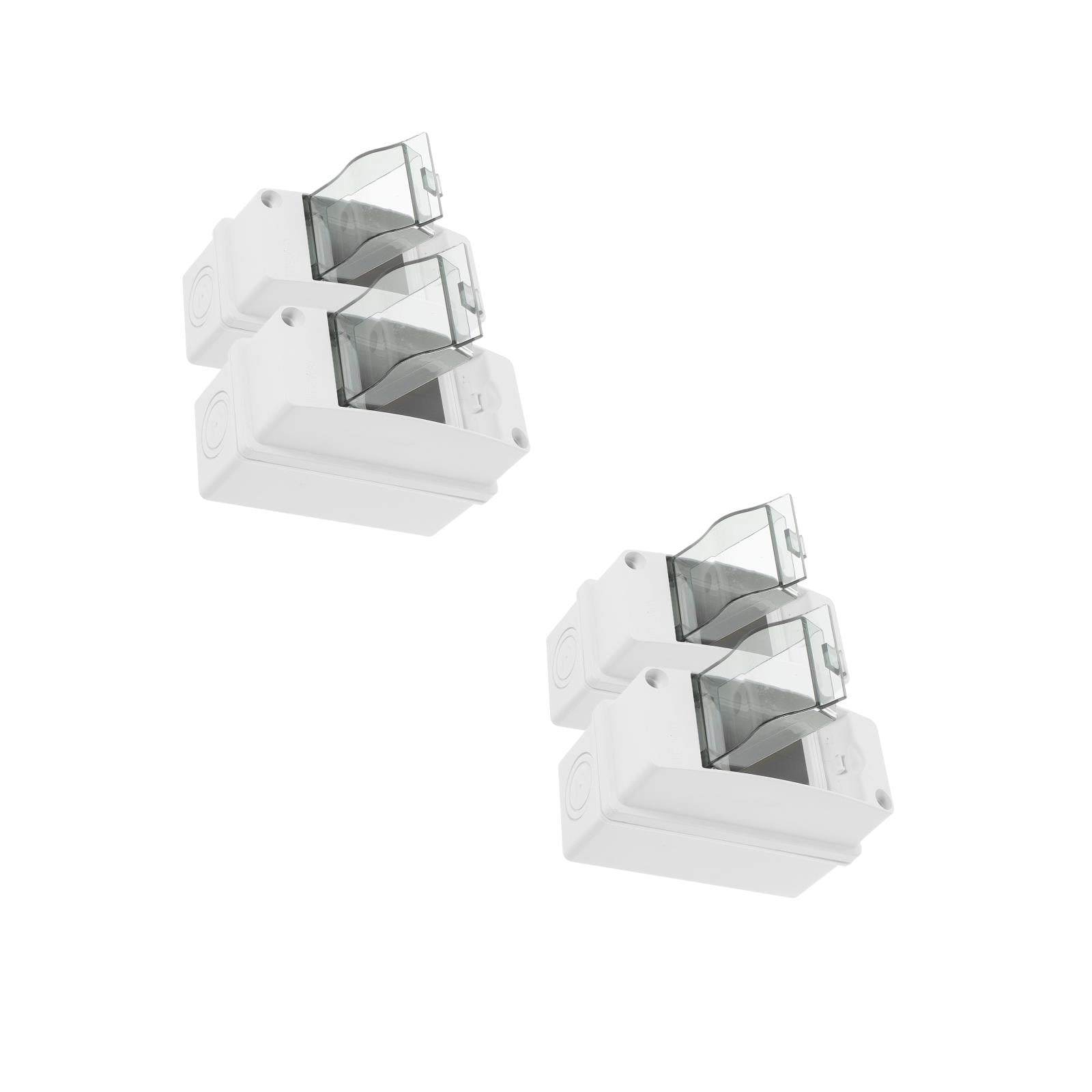 Worgeous 4 pcs Junction Boxes Power Distribution Protection Box ...
