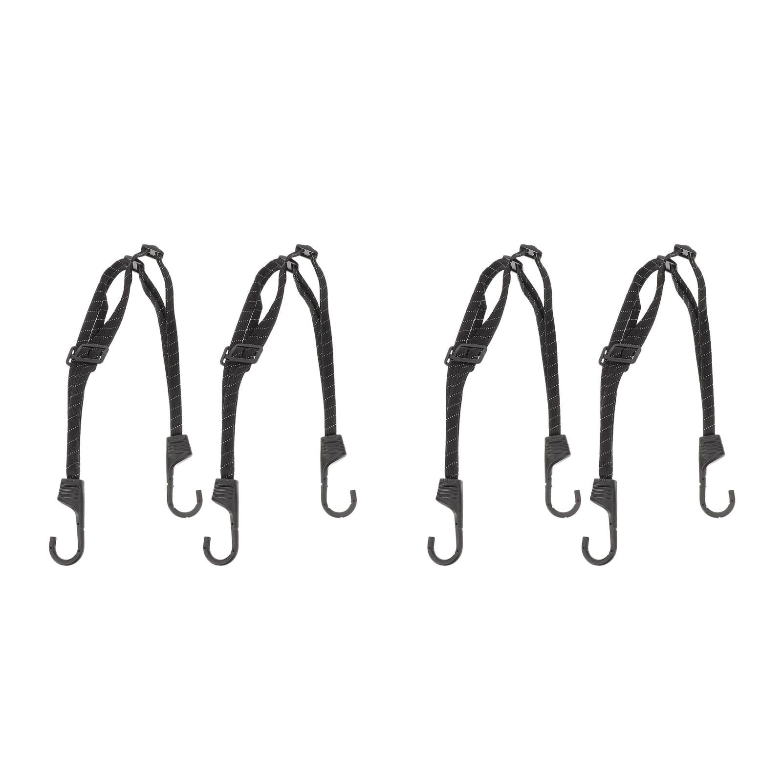 Worgeous 4 pcs Motorcycle Helmet Rope Luggage Elastic Rope Luggage ...