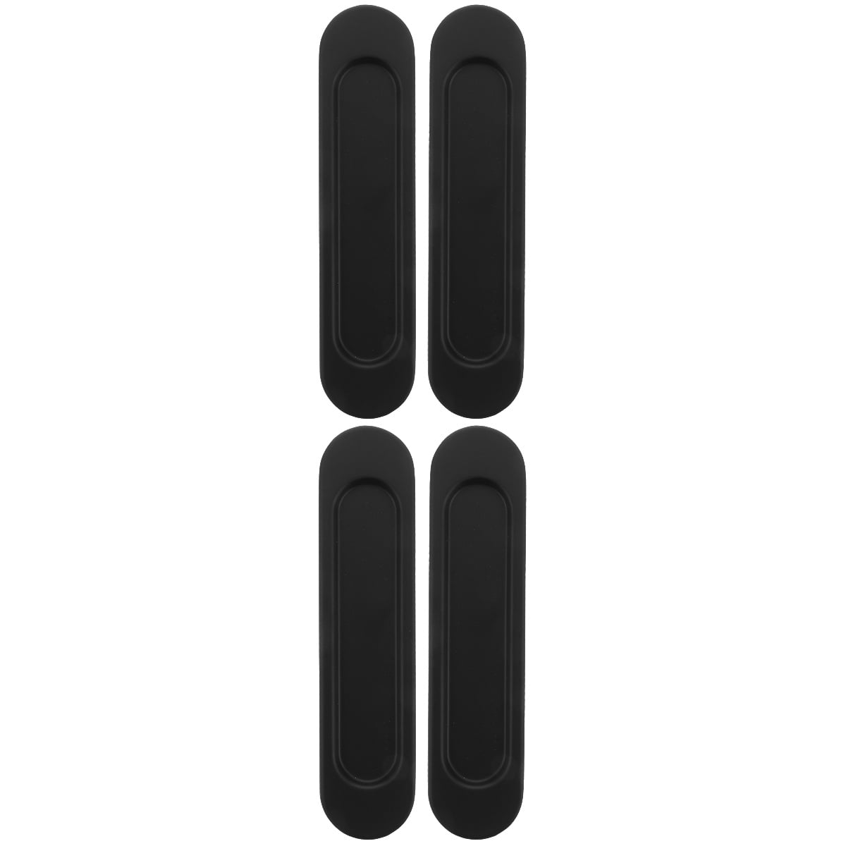 Worgeous 4 pcs Oval Sliding Glass Door Pulls Handles Oval Recessed ...