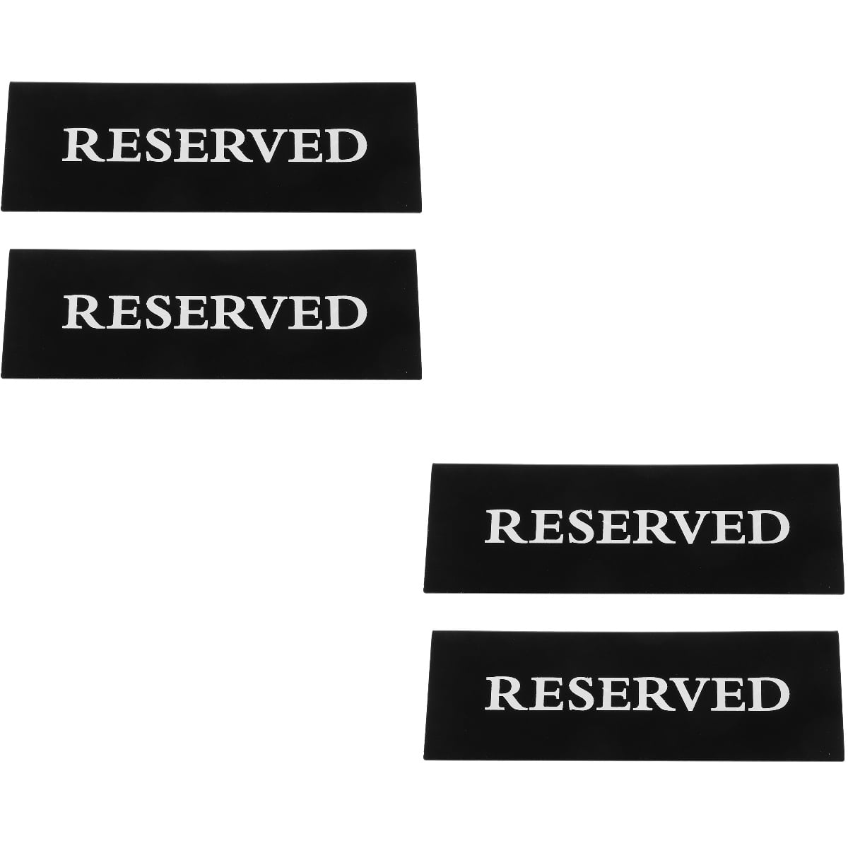 Worgeous 4 pcs Reserved Signs Wedding Party Chair Reserved Sign ...