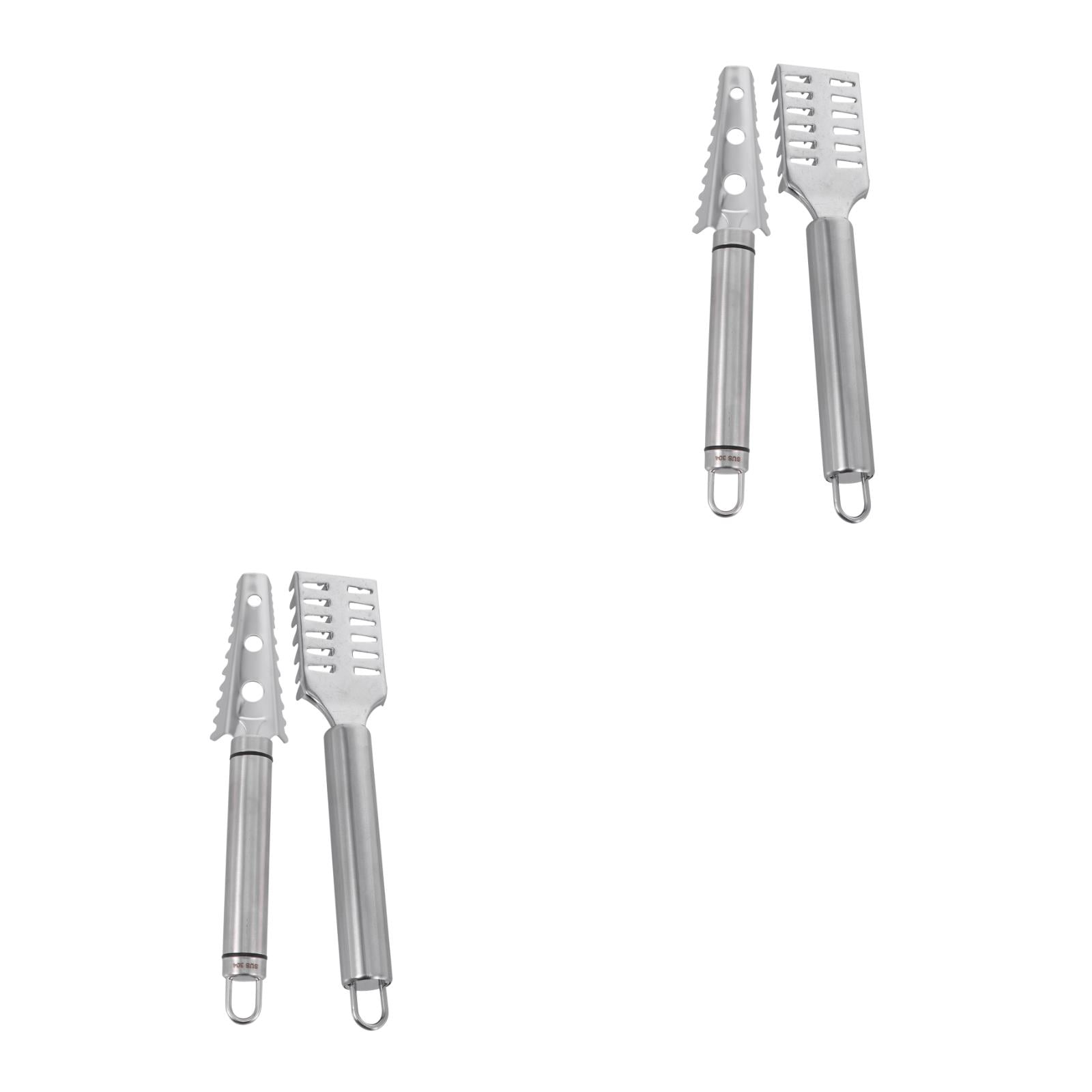 Worgeous 4 pcs Scale Remover Stainless Steel Scale Scrapers Sawtooth ...