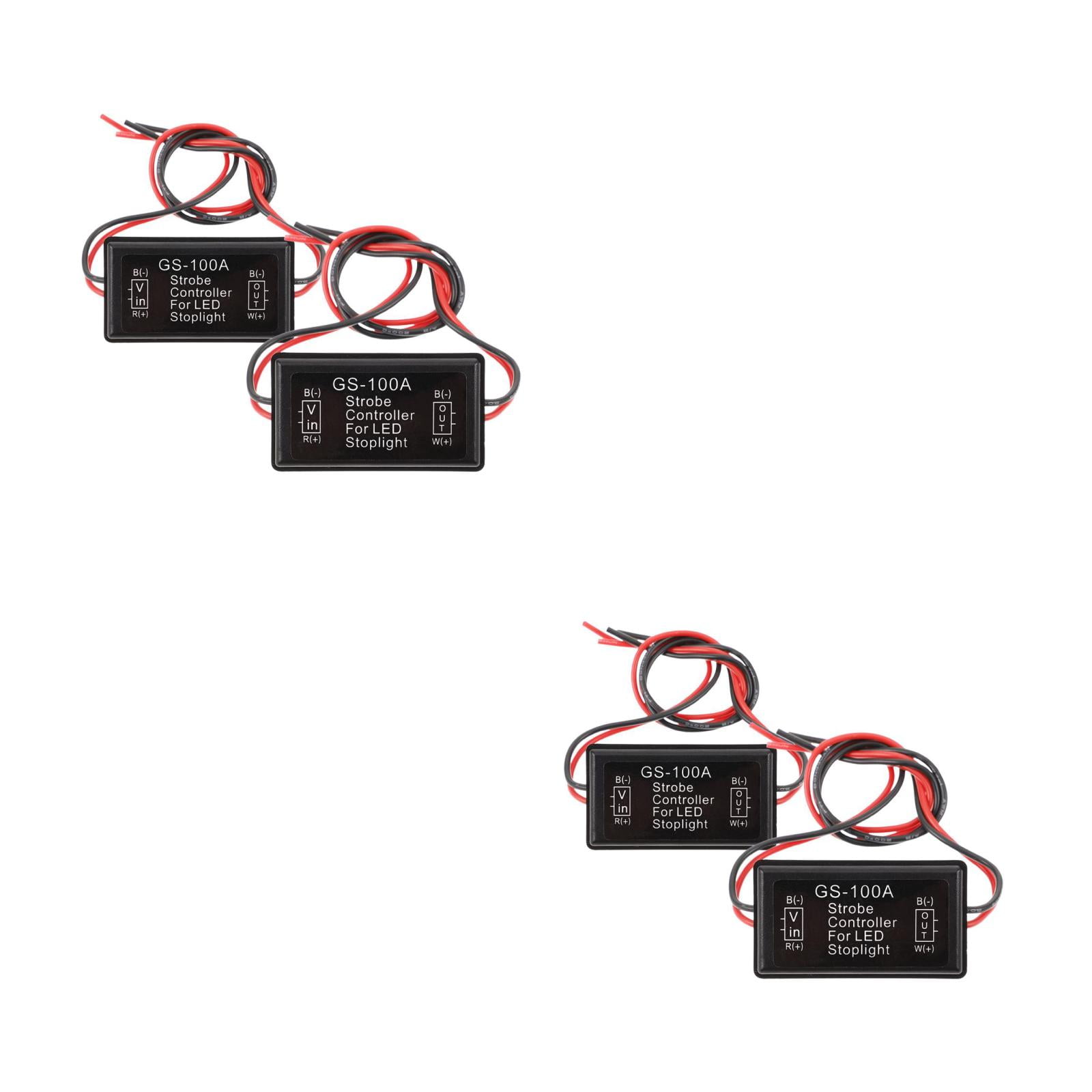 Worgeous 4 pcs Stop Light Flash Strobe Controller Car Flasher Module Motorcycle Tail Light ...