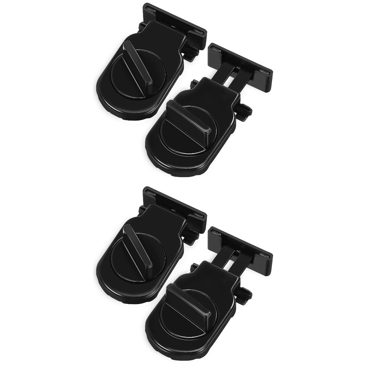 Worgeous 4 pcs Window Locks Adjustable Sliding Window Stops Window ...