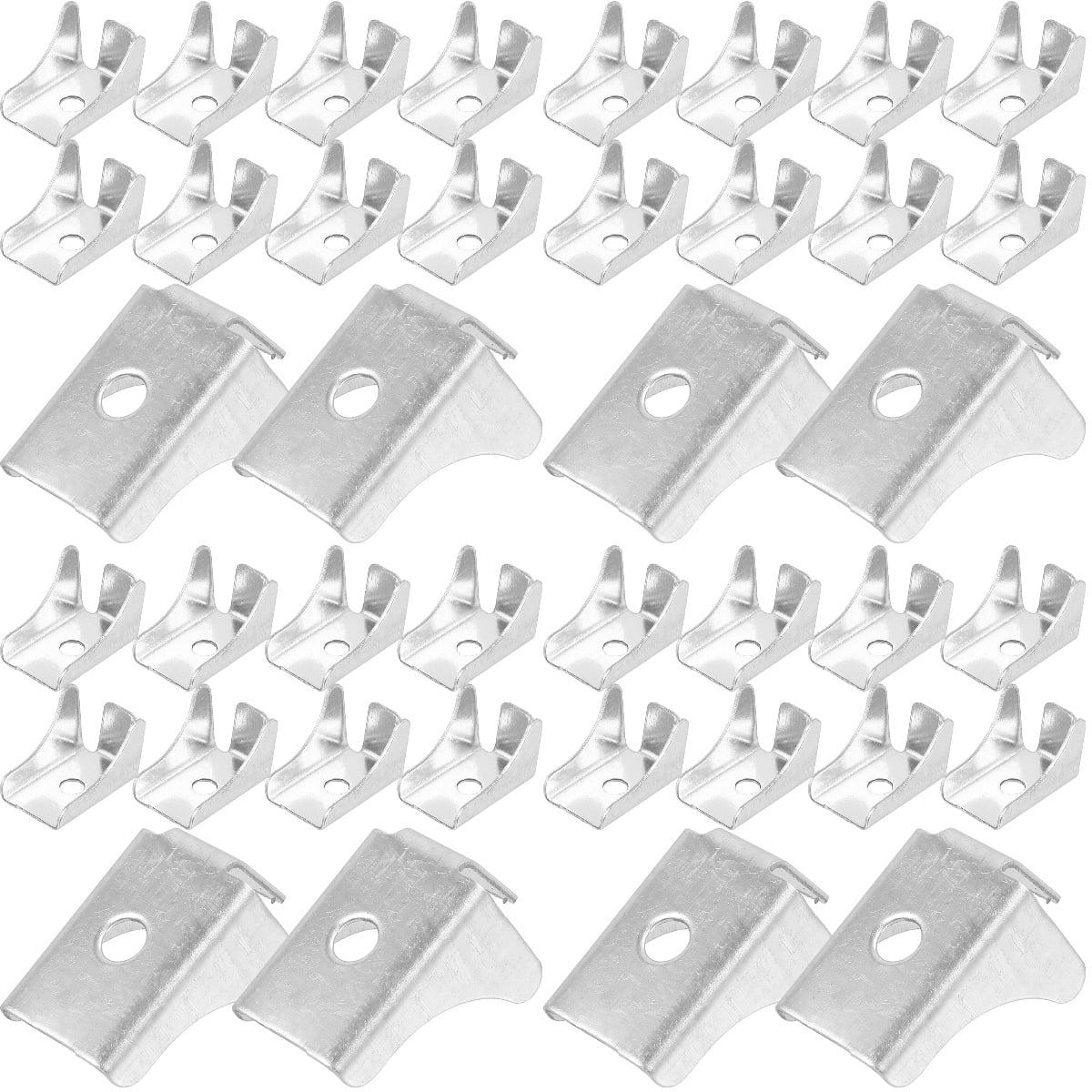 Worgeous 40 Pcs Cabinet Shelf Clips Metal File Cabinet Shelf Clips ...