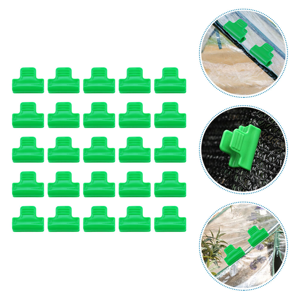 Worgeous 40 Pcs Greenhouse Arch Shed Clip Netting Hoops Clips Clamps ...