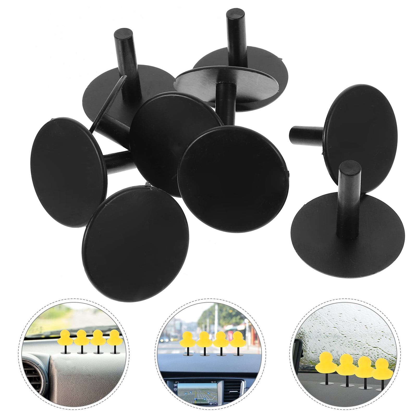 Worgeous 40 Pcs Plastic Duck Stopper Holder Ducks with Hooks Inflatable ...