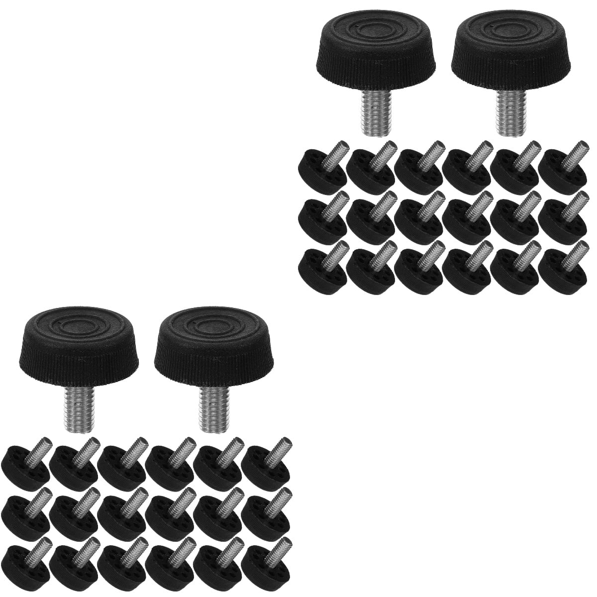 Worgeous 40 Pcs Screw on Furniture Leveling Feet Adjustable Furniture ...