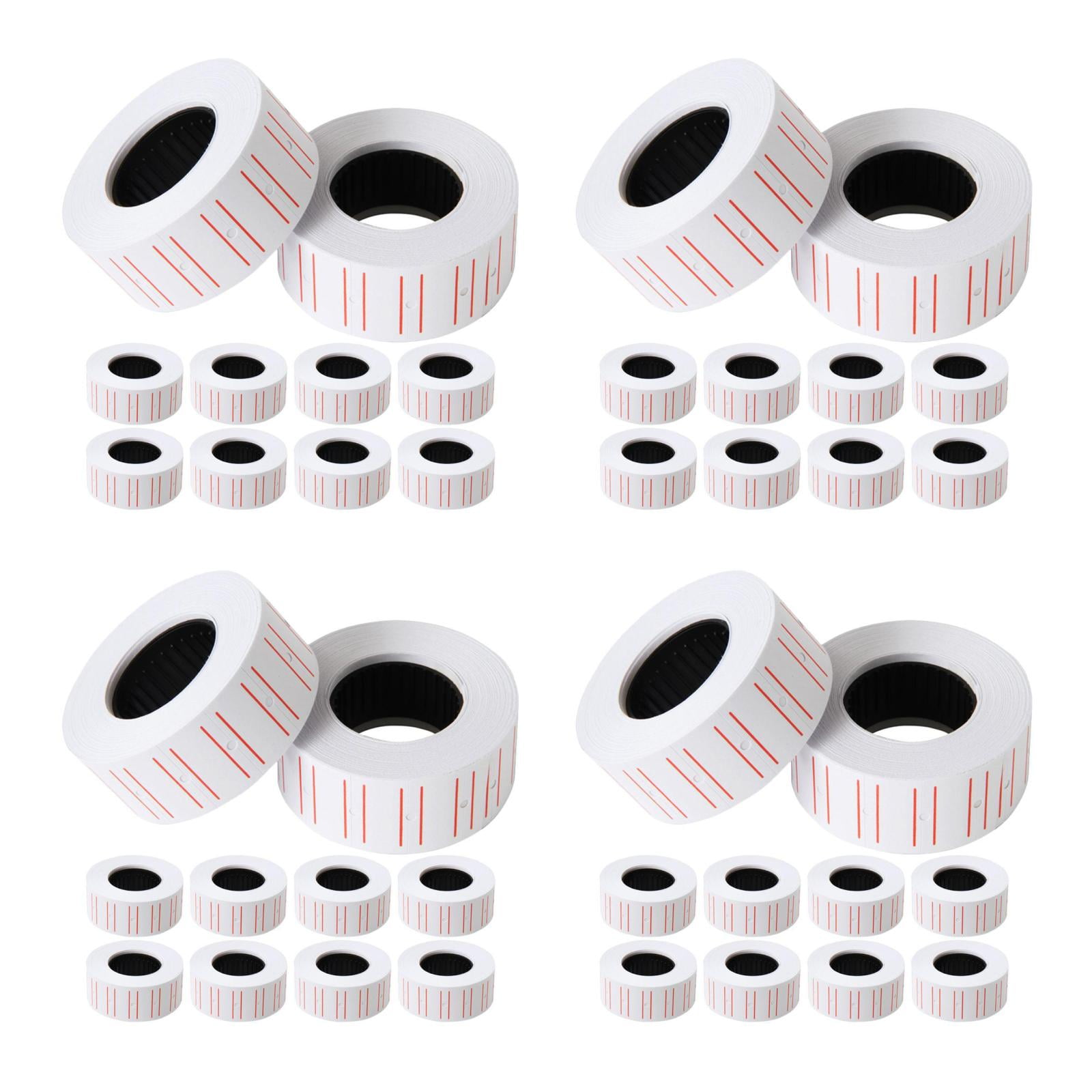Worgeous 40 Rolls Pricing Labels White Price Label Stickers Super ...