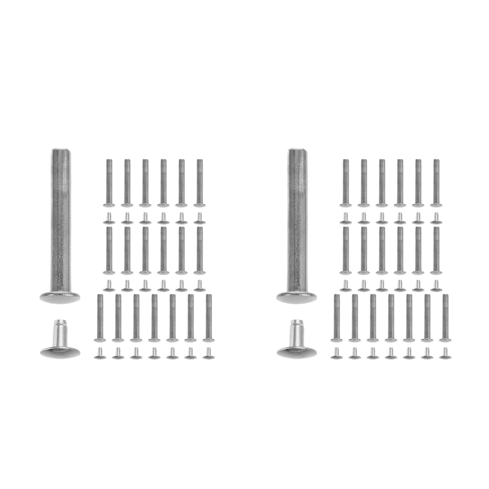 Worgeous 40 Sets Axle Rivet With Nail Nut Repair Kit Handheld Fans ...