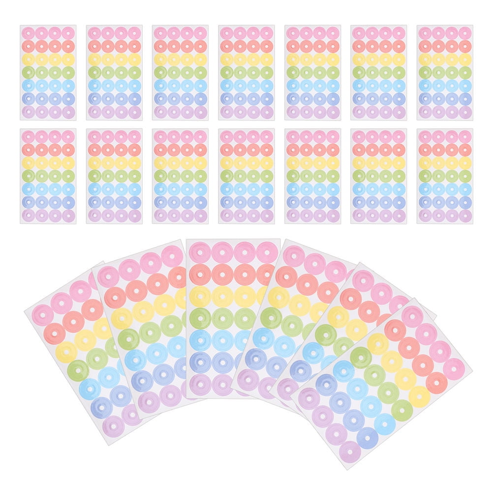 Self Adhesive Transparent Stickers for Loose Leaf Paper with Assorted ...