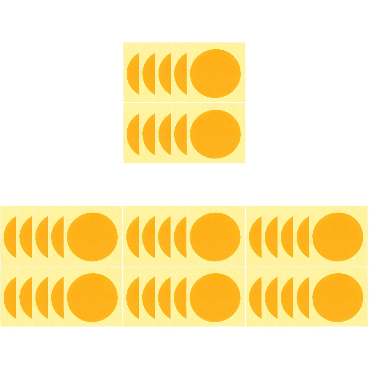 Worgeous 40 Sheets Pressure Gauge Labels Adhesive Pressure Gauge ...