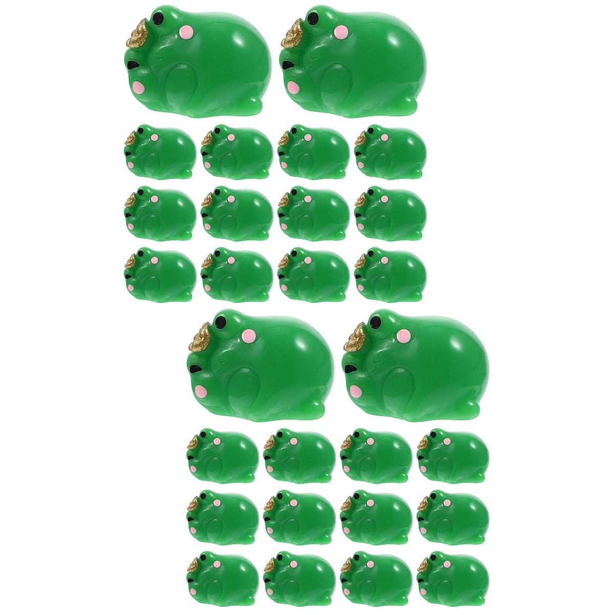 Worgeous 40 pcs Miniature Frog Lovely Mini Frog Figurines Cute Frog ...