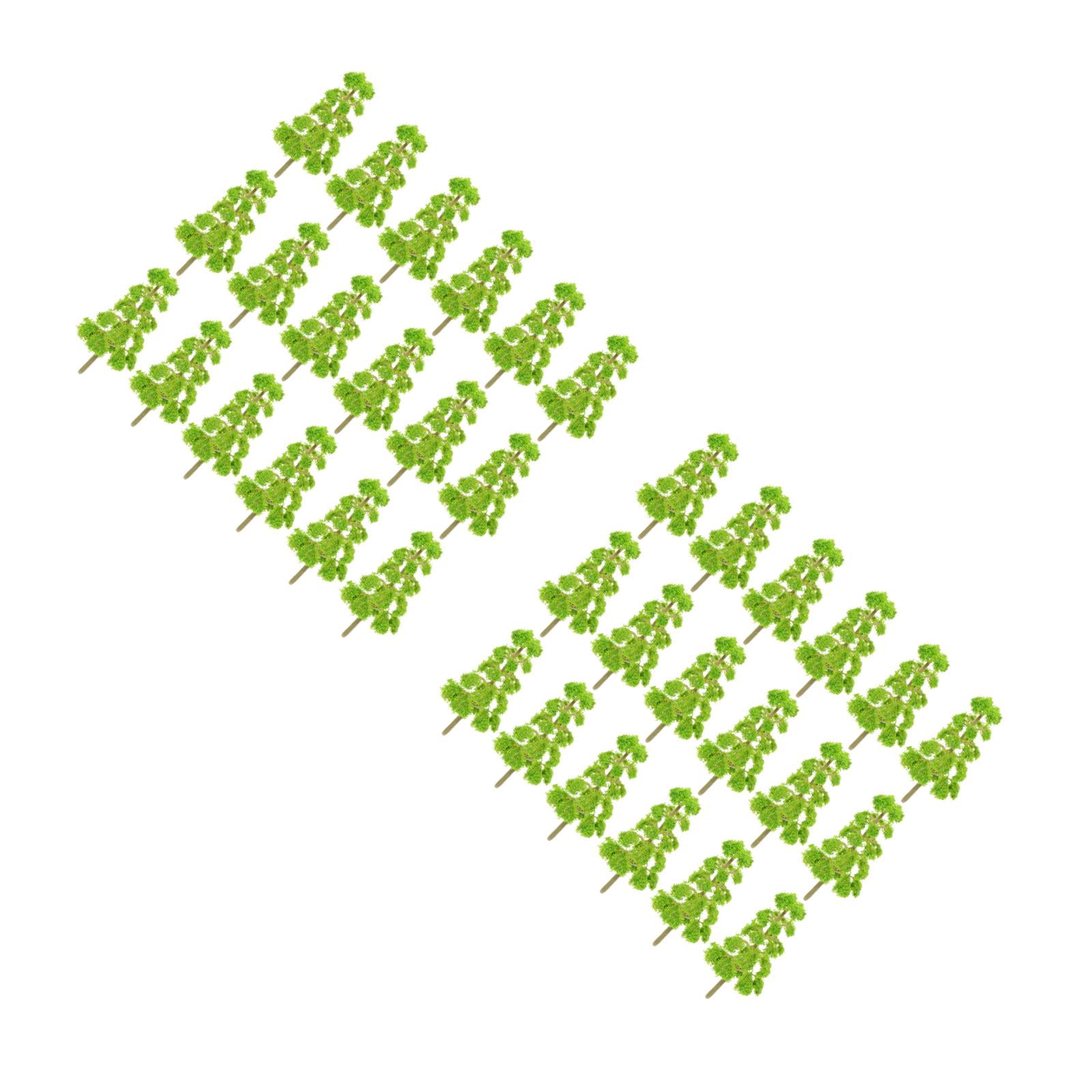 Worgeous 40 pcs Model Trees Mini Model Miniature Trees Train Scenery ...
