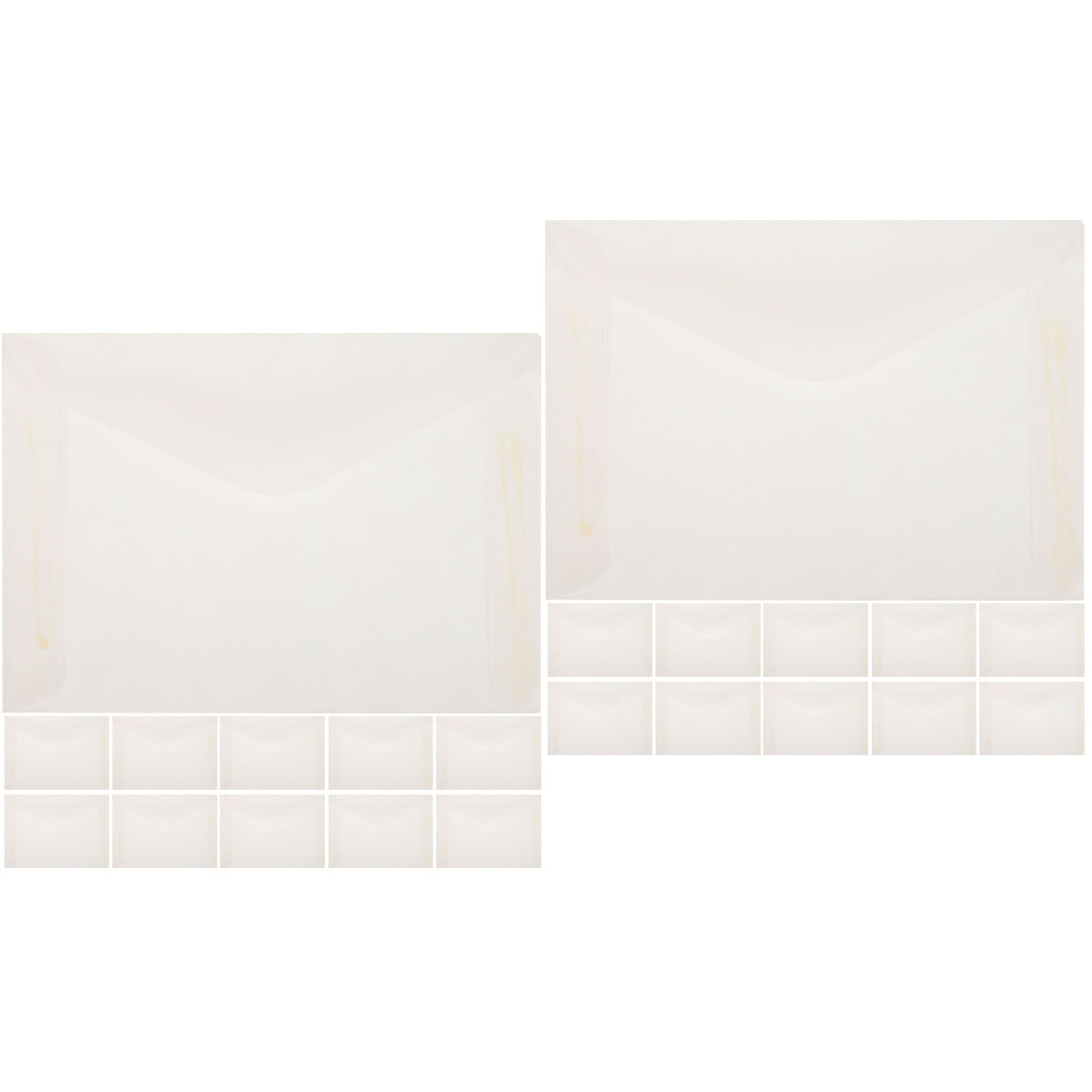 Worgeous 40 pcs Multi-functional Plant Storage Bags Envelopes Specimen ...