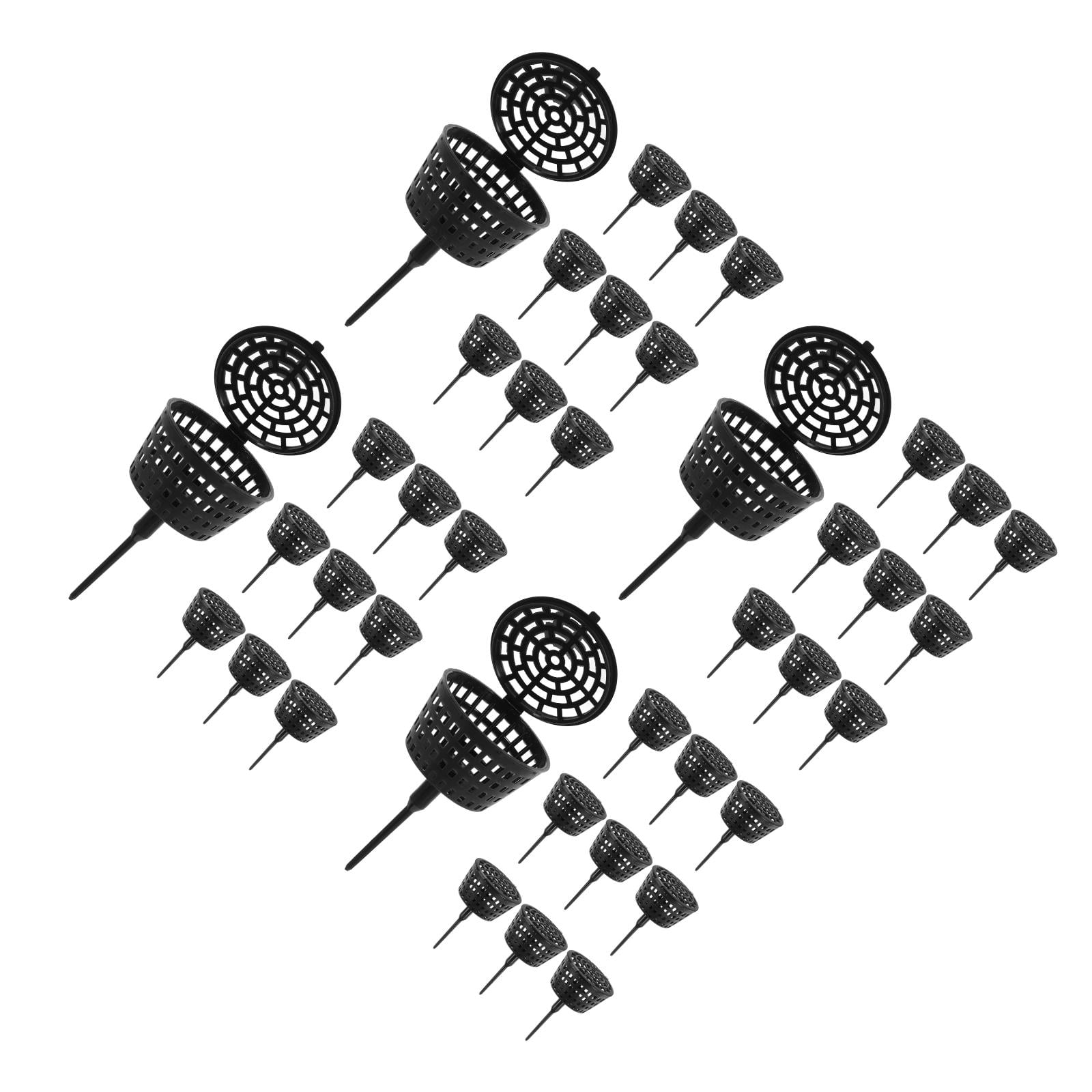 Worgeous 40 pcs Plastic Fertilizer Basket Fertilizer Box With Lid ...