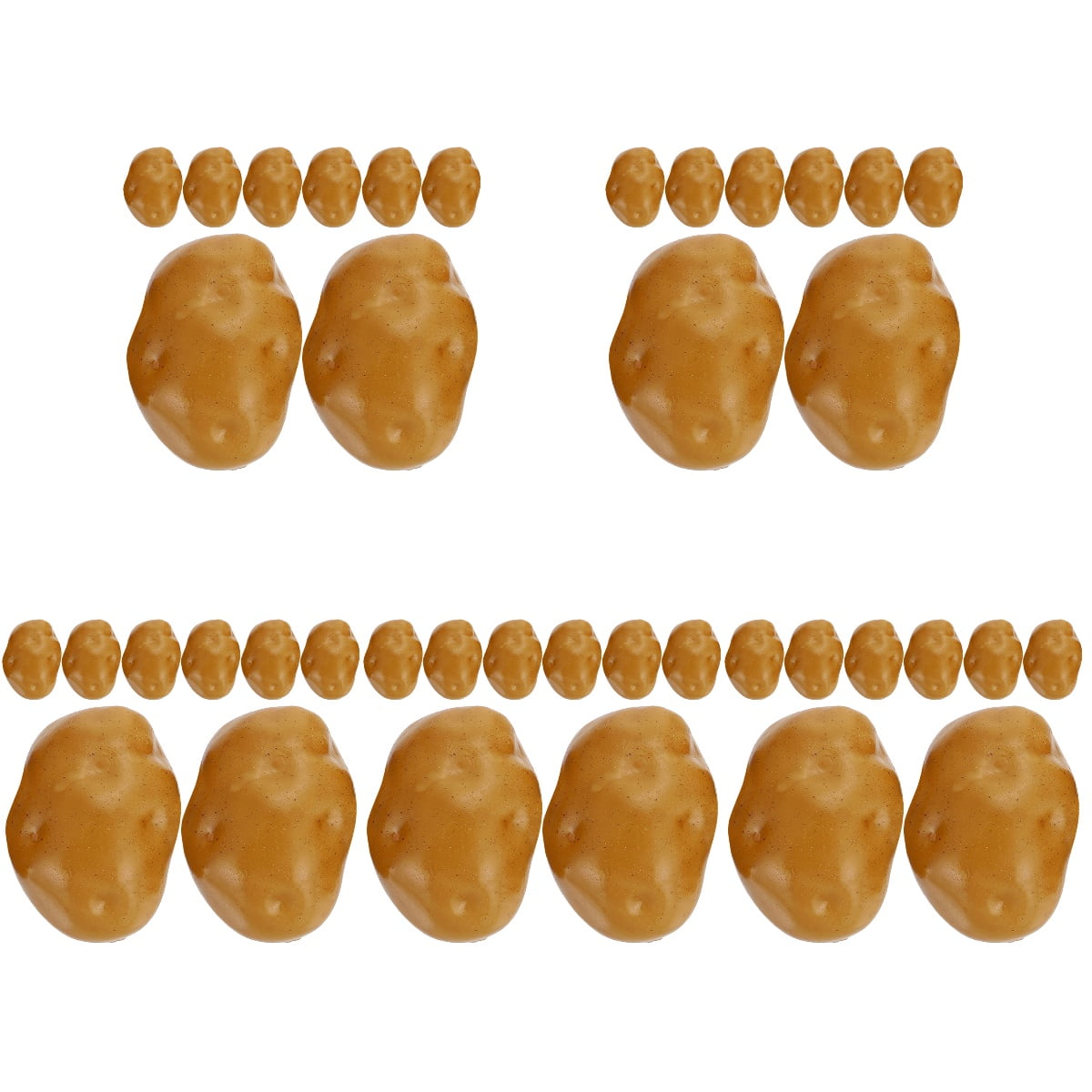 Worgeous 40 pcs Simulated Potato Foam Potato Model Vegetable Model ...