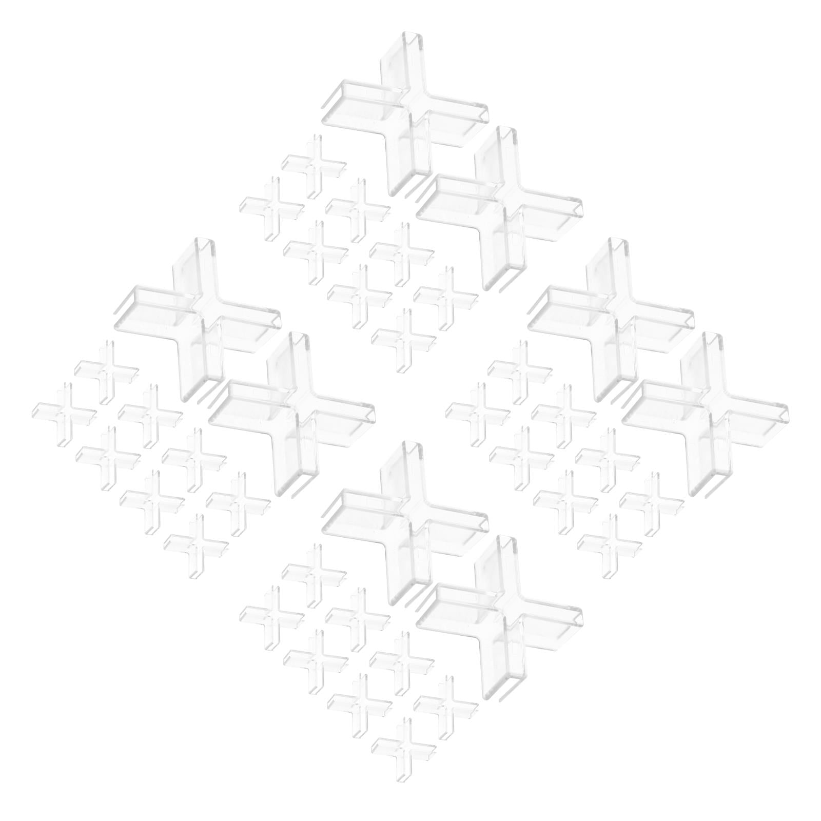 Worgeous 40 pcs Transparent Glass Edge Clamps for Fish Tanks and ...