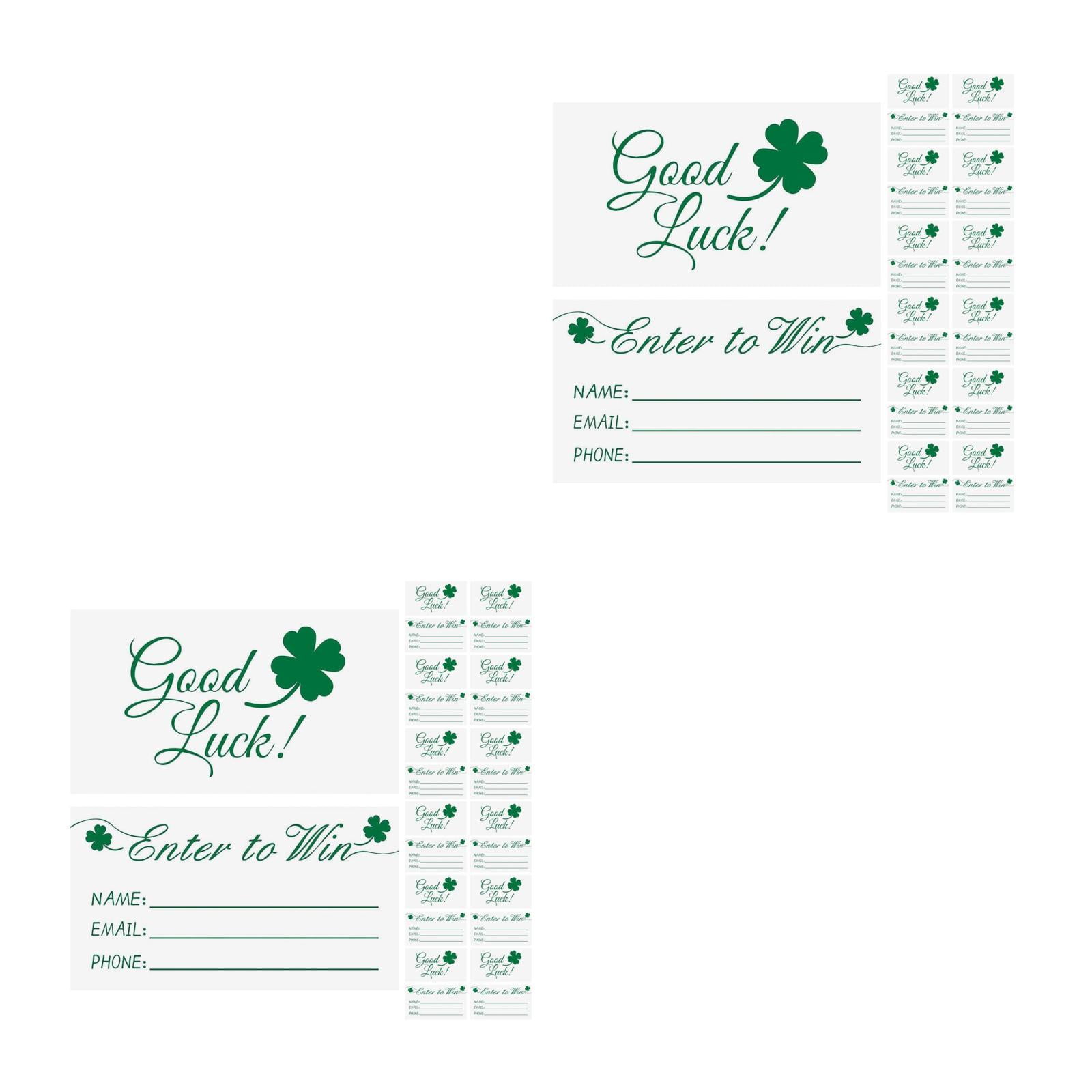 Worgeous 400 pcs Multi-Use Blank Raffle Cards for Contest Entry Form ...