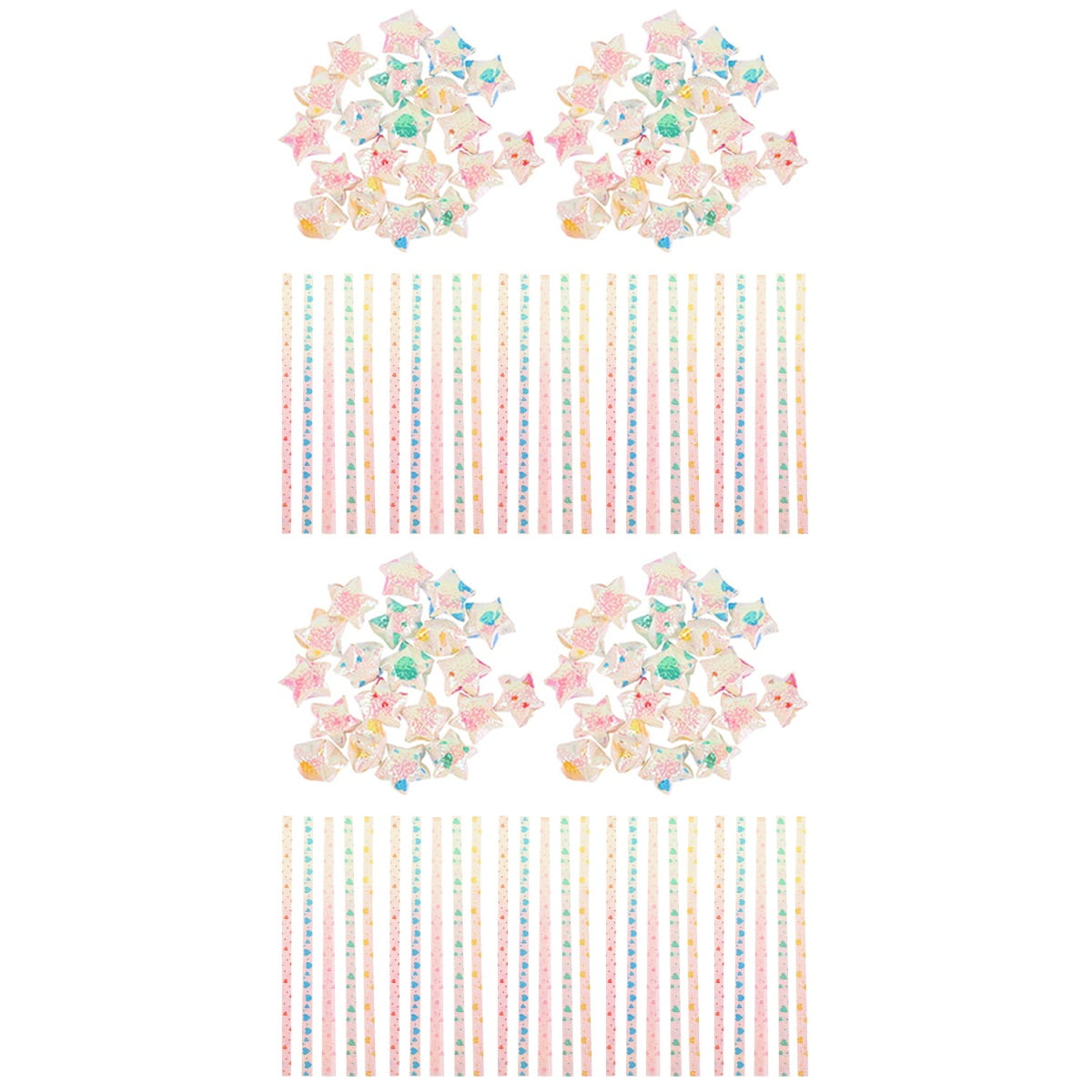 Worgeous 400 pcs Star Paper Strips Star Folding Paper DIY Craft Paper ...