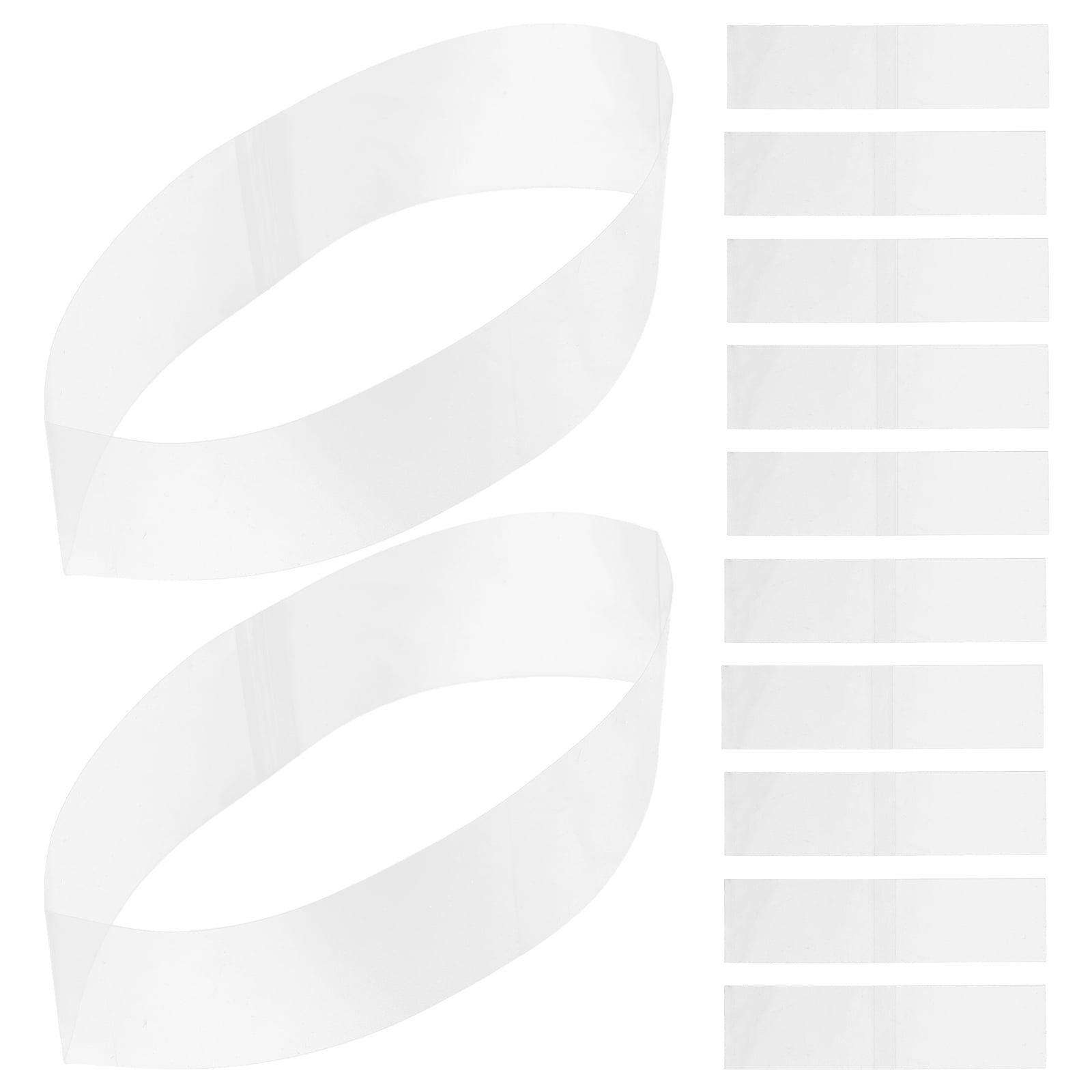 Worgeous 400pcs Heat Shrink Wrap Seals Bottles Clear PVC Shrink Bands Containers Heat Shrink ...