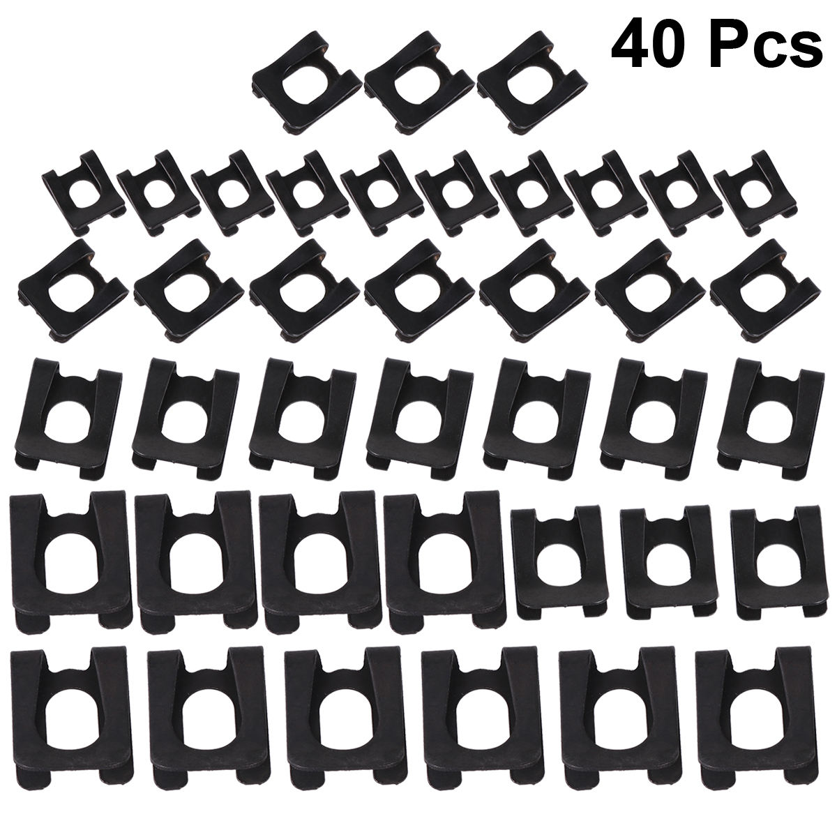 Worgeous Metal U-Bolt Fasteners 40Pcs 1.3X1.1In - Walmart.com