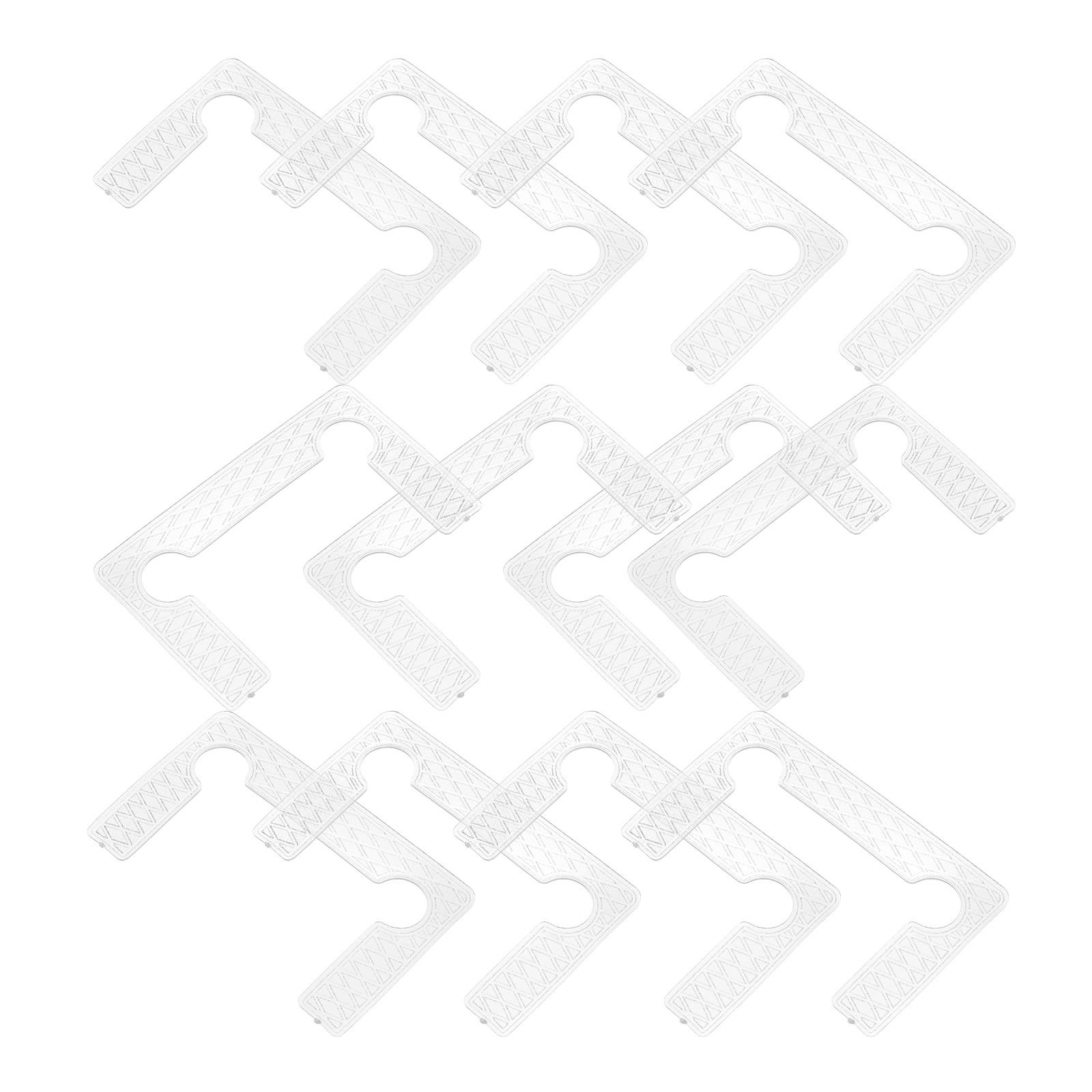 Worgeous 40pcs Glass Door Hinge Pad Replacement Glass Hinge Gasket Grid ...