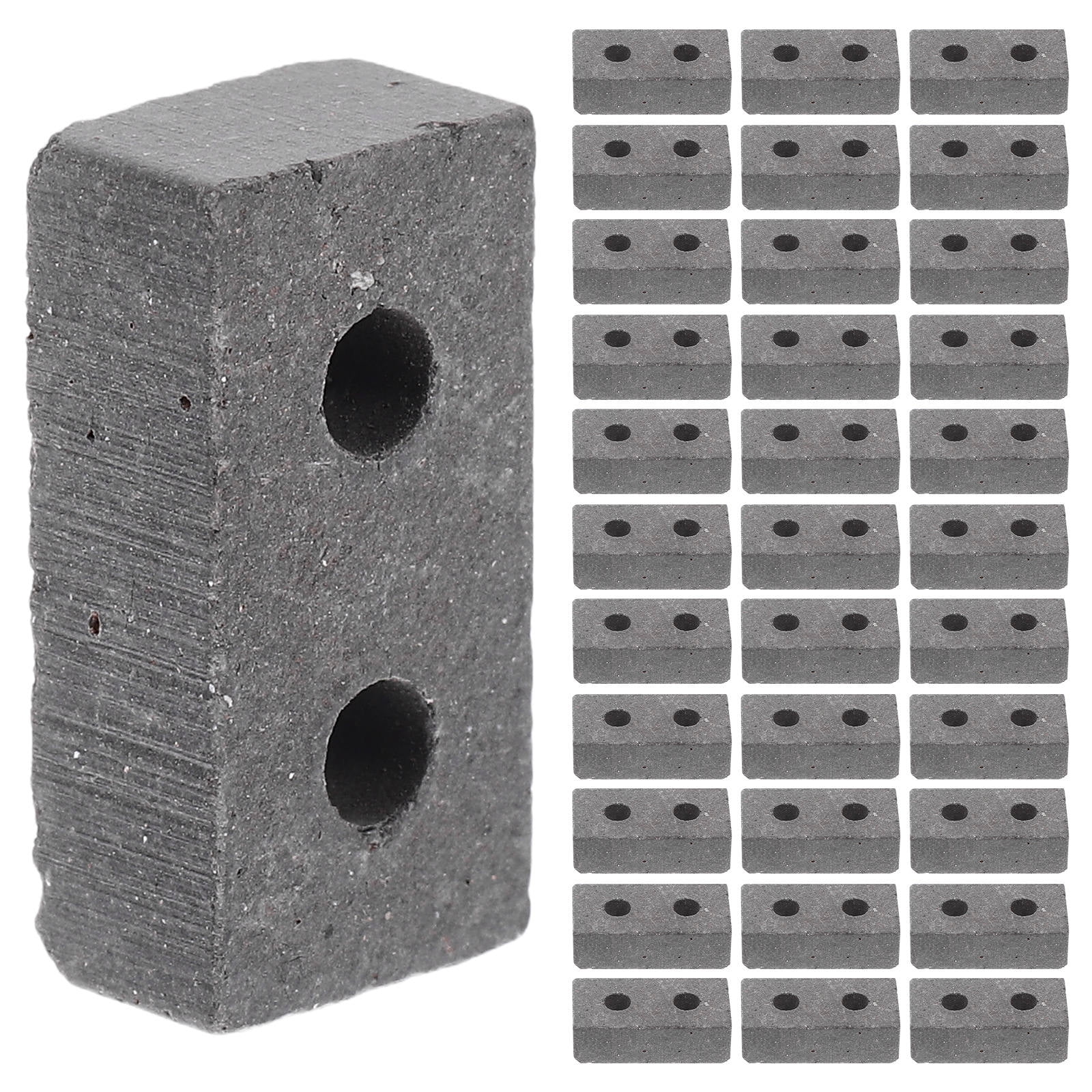 Worgeous 40pcs Miniature Bricks Building Miniature Blocks Garden Fake ...