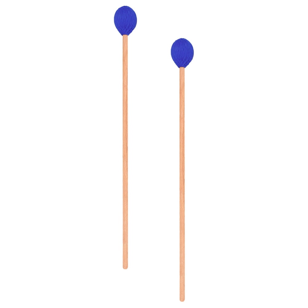 Worgeous Xylophone Sticks Marimba Mallet Blue Wool Acrylic 1 Pair 16 ...
