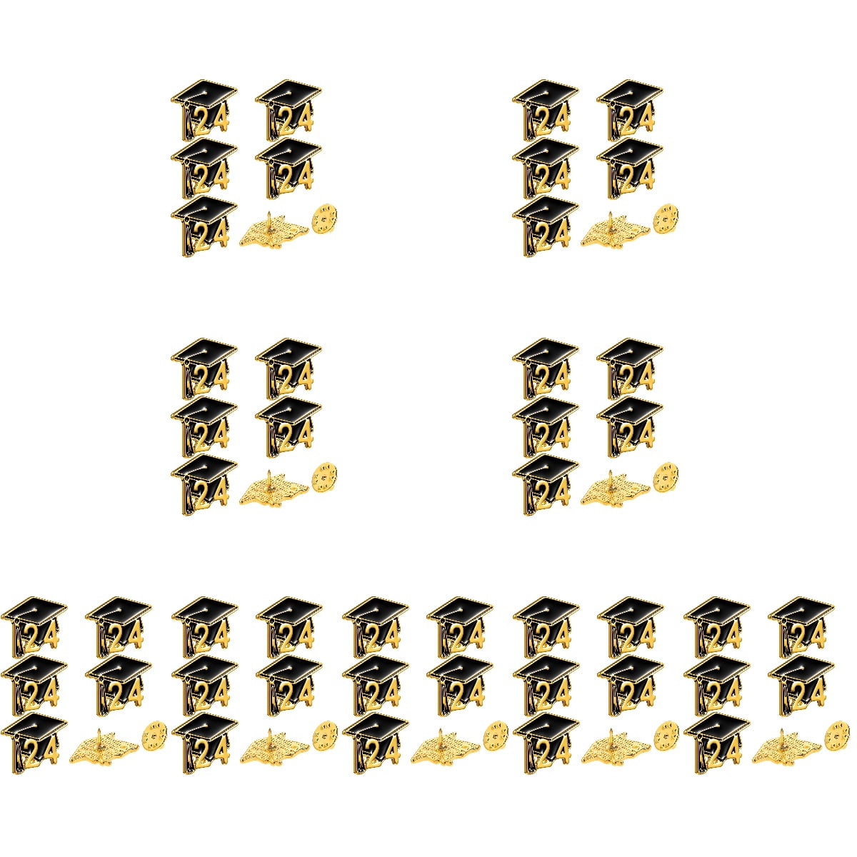 Worgeous 45 pcs Graduation Party Brooches Celebration Brooch Pin ...