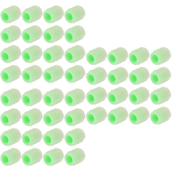 Worgeous 48 Pcs Tires Caps Car Tire Valves Stem Rubber Caps Glowing ...