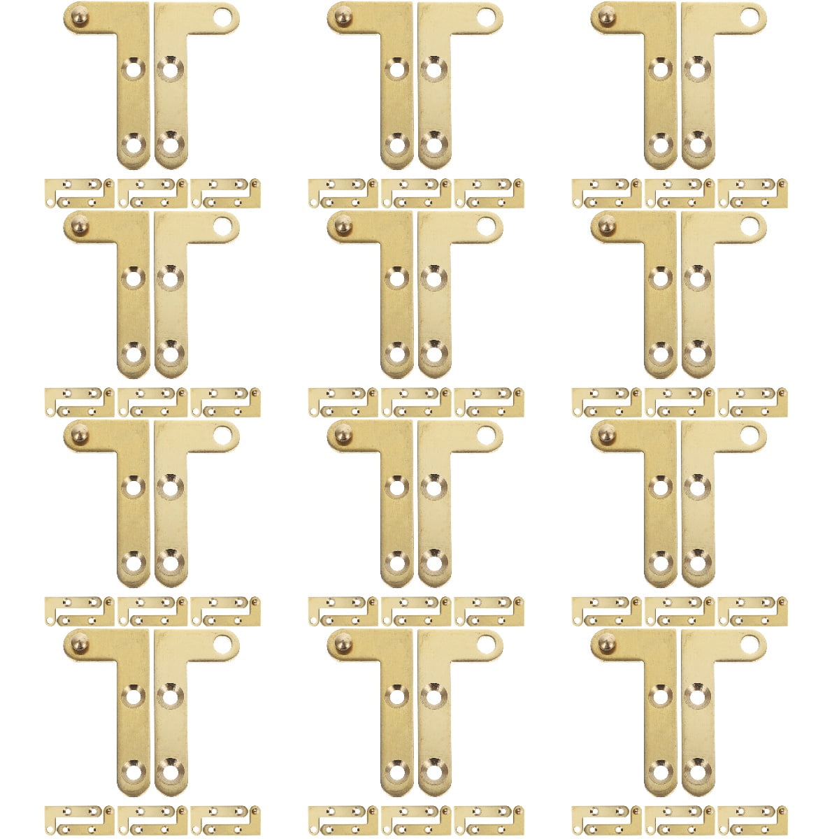 Worgeous 48 Sets Hidden Door Hinge Up Down Shaft Hinge Rotatable Door ...
