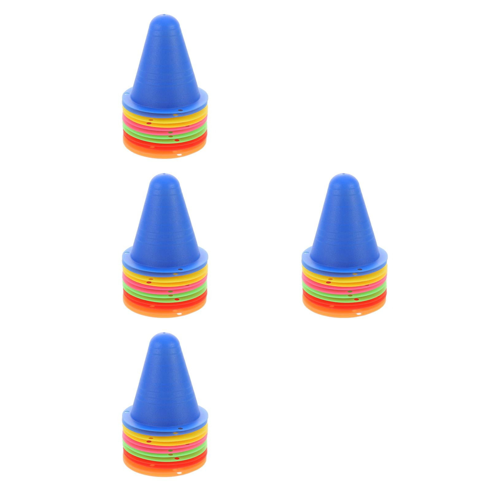 Worgeous 48 pcs Mini Soccer Cones For Training Kids Plastic Traffic ...