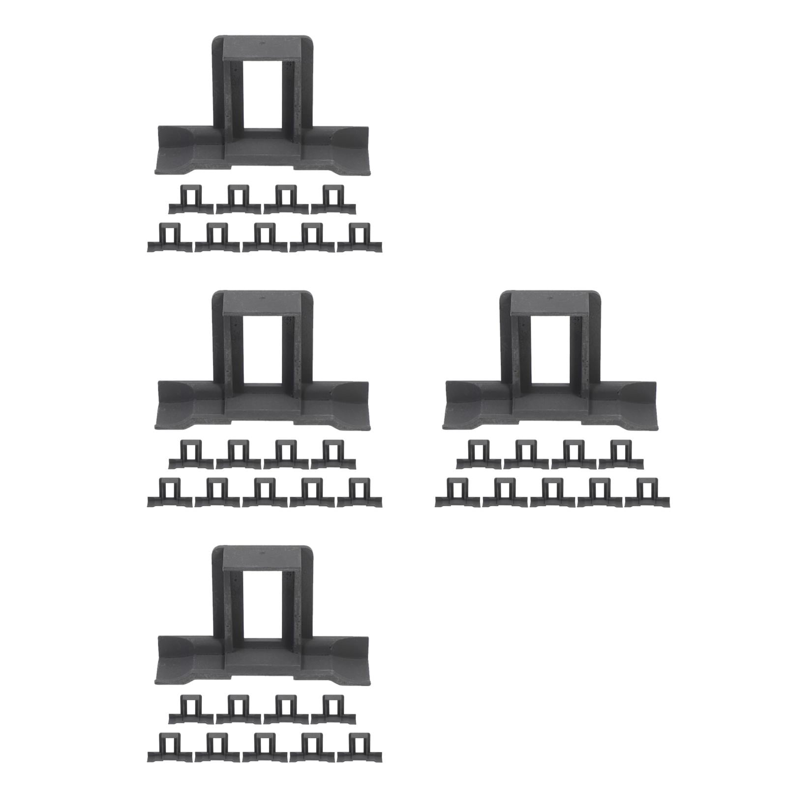 Worgeous 48 pcs Photovoltaic Panel Water Guide Clips Solar Panel Water ...