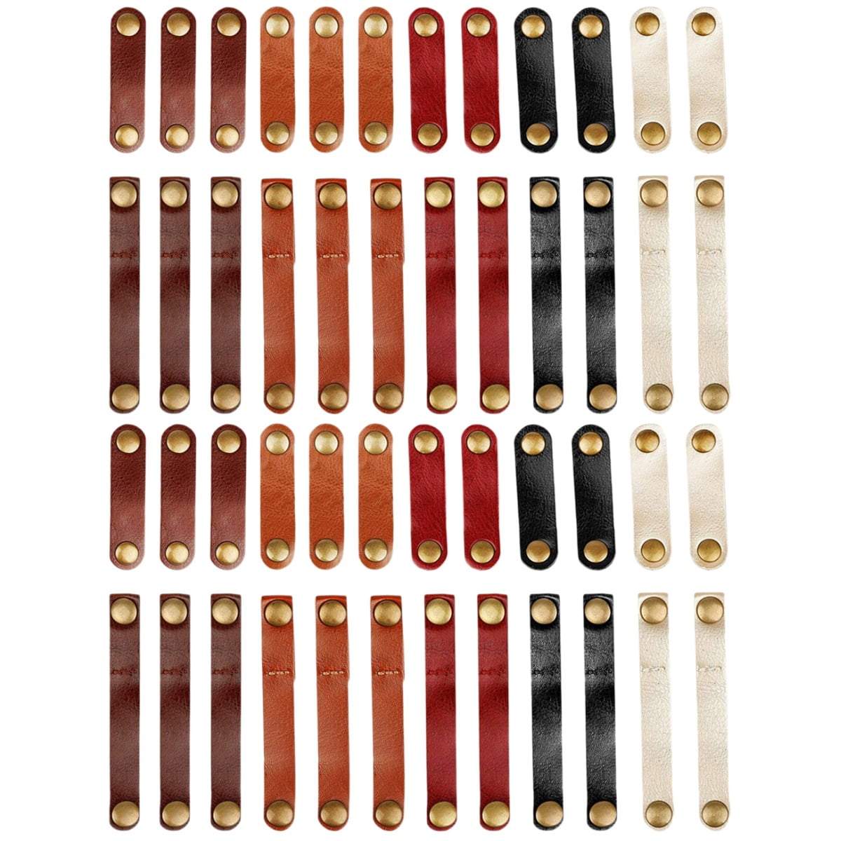 Worgeous 48 pcs Portable Cable Tie Keeper Practical Earphone Winder USB ...