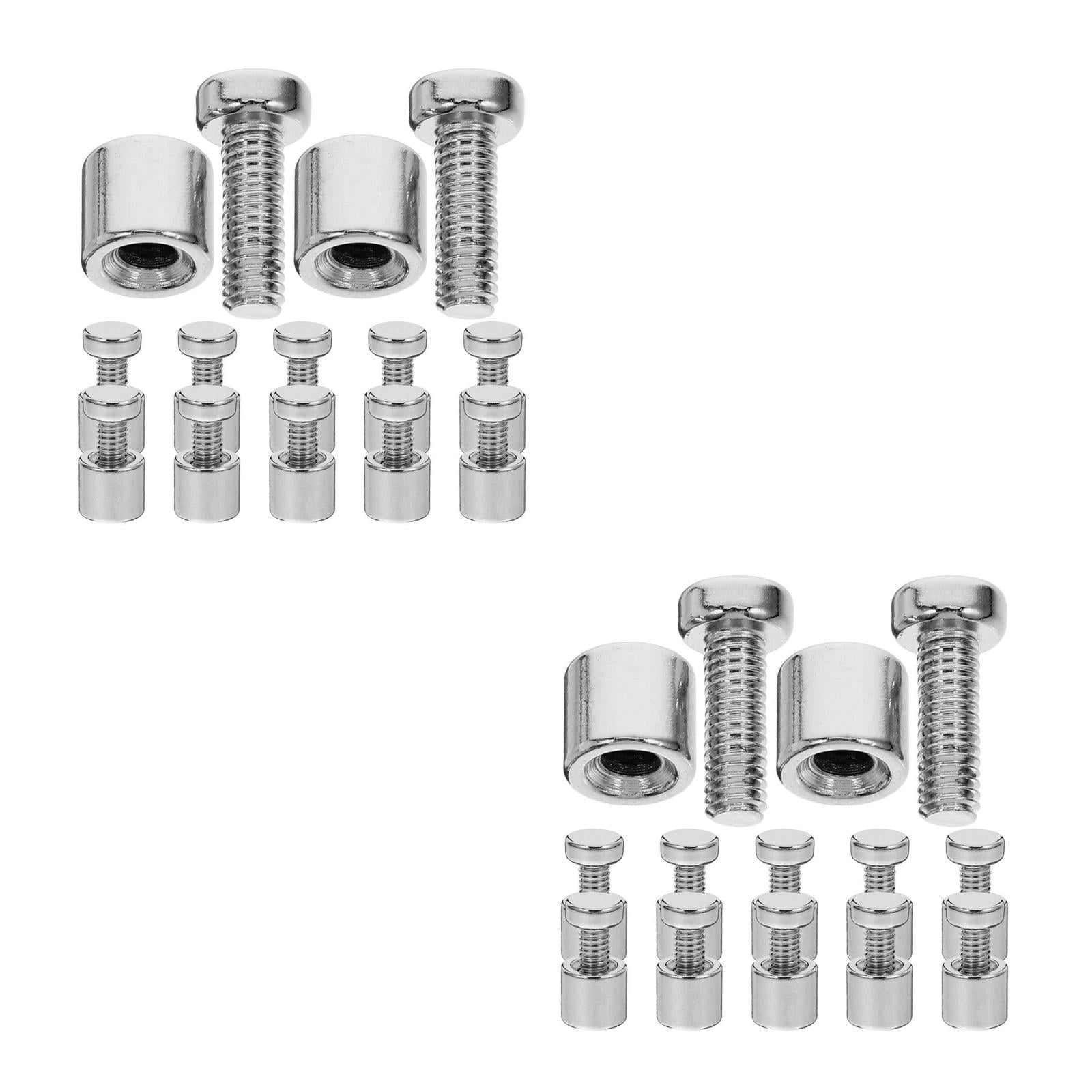 Worgeous 48 pcs Standoff Mounts Glass Sign Standoff Mounting Hardware ...