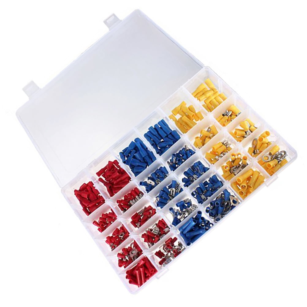 Worgeous 480Pcs Cold-Pressed Terminal Kit Wire Connectors with Box ...