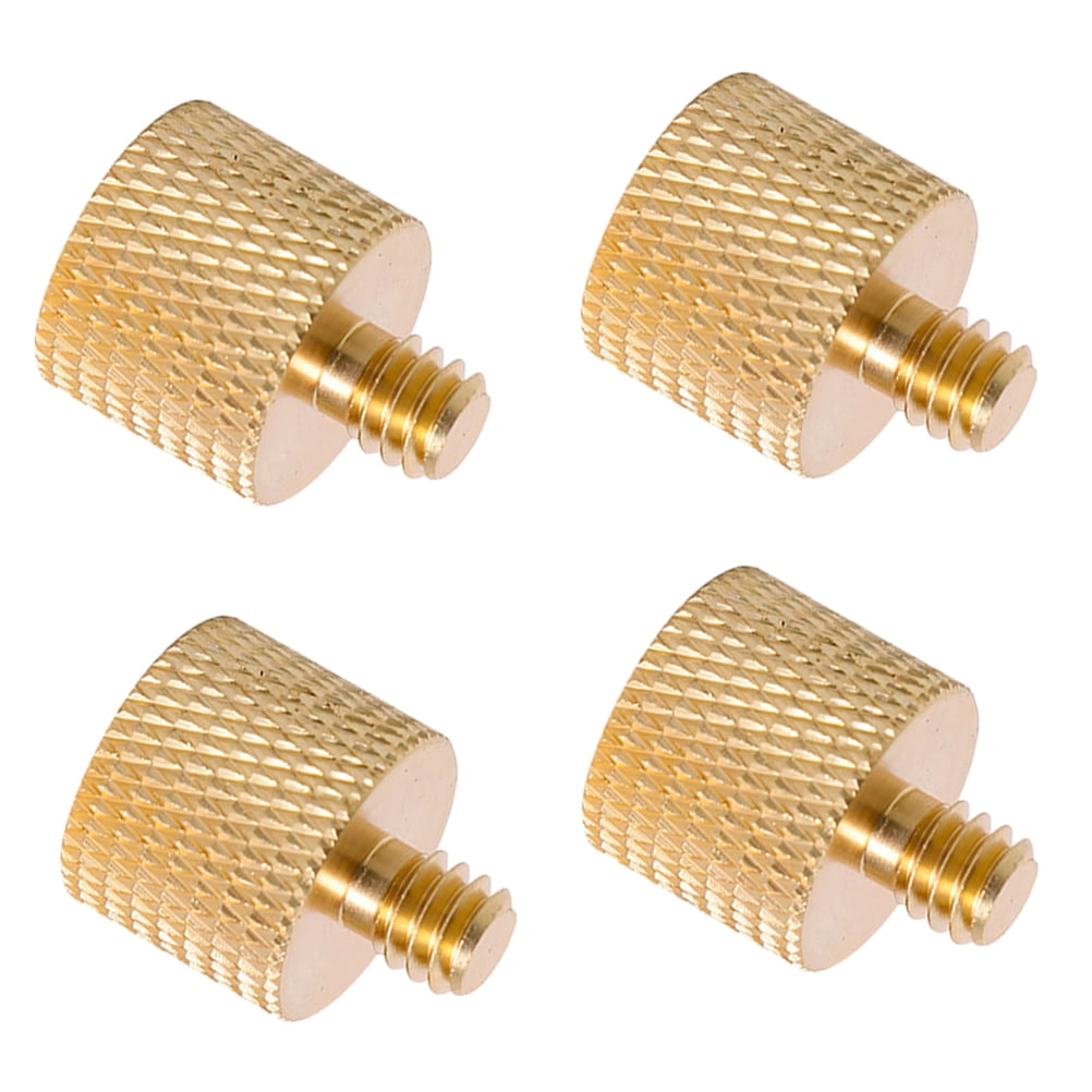Worgeous 4PCS 3/8 inch Female to 1/4 Male Convert Screw Adapter Thread ...